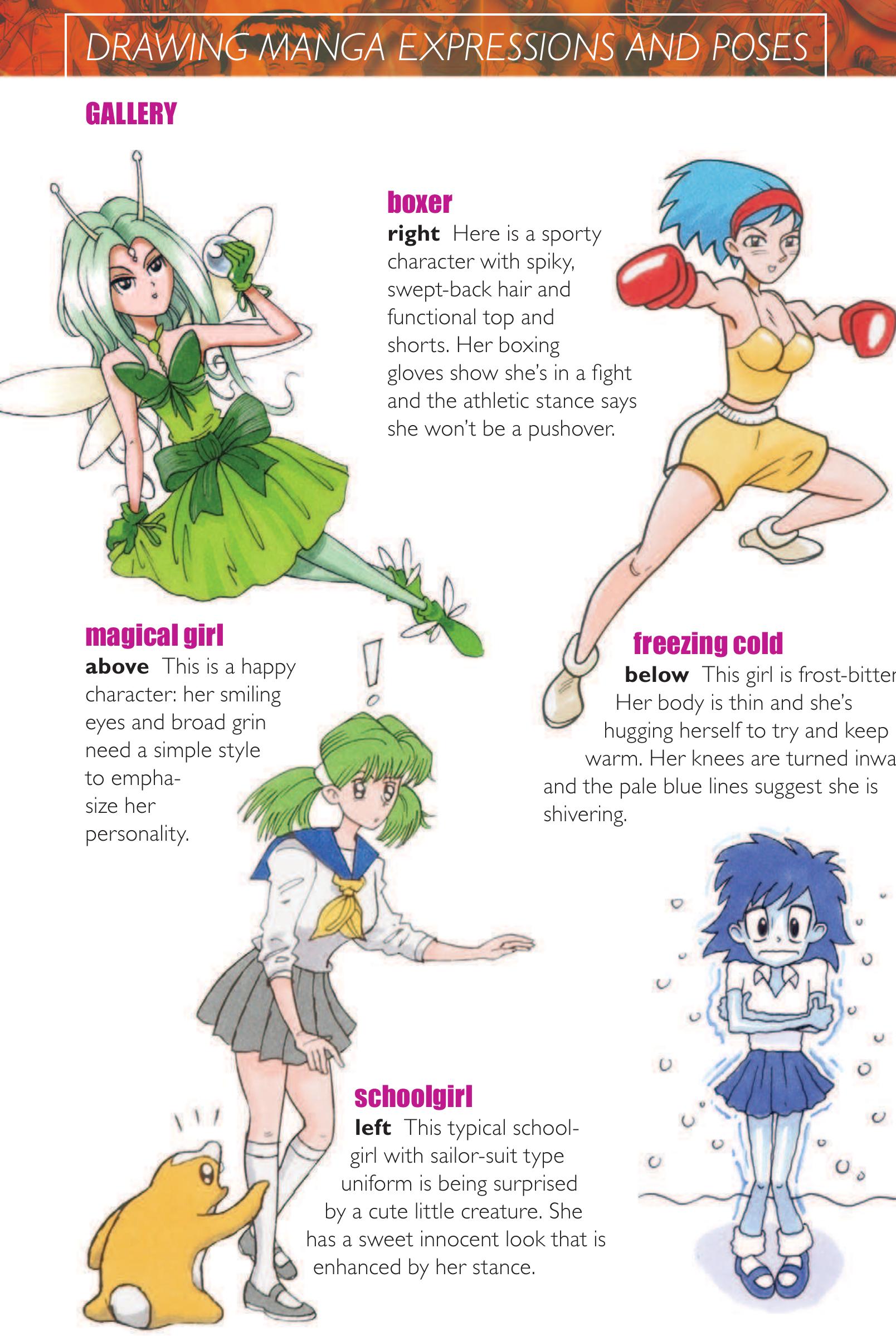 Figure 22 - Drawing Manga Expressions and Poses