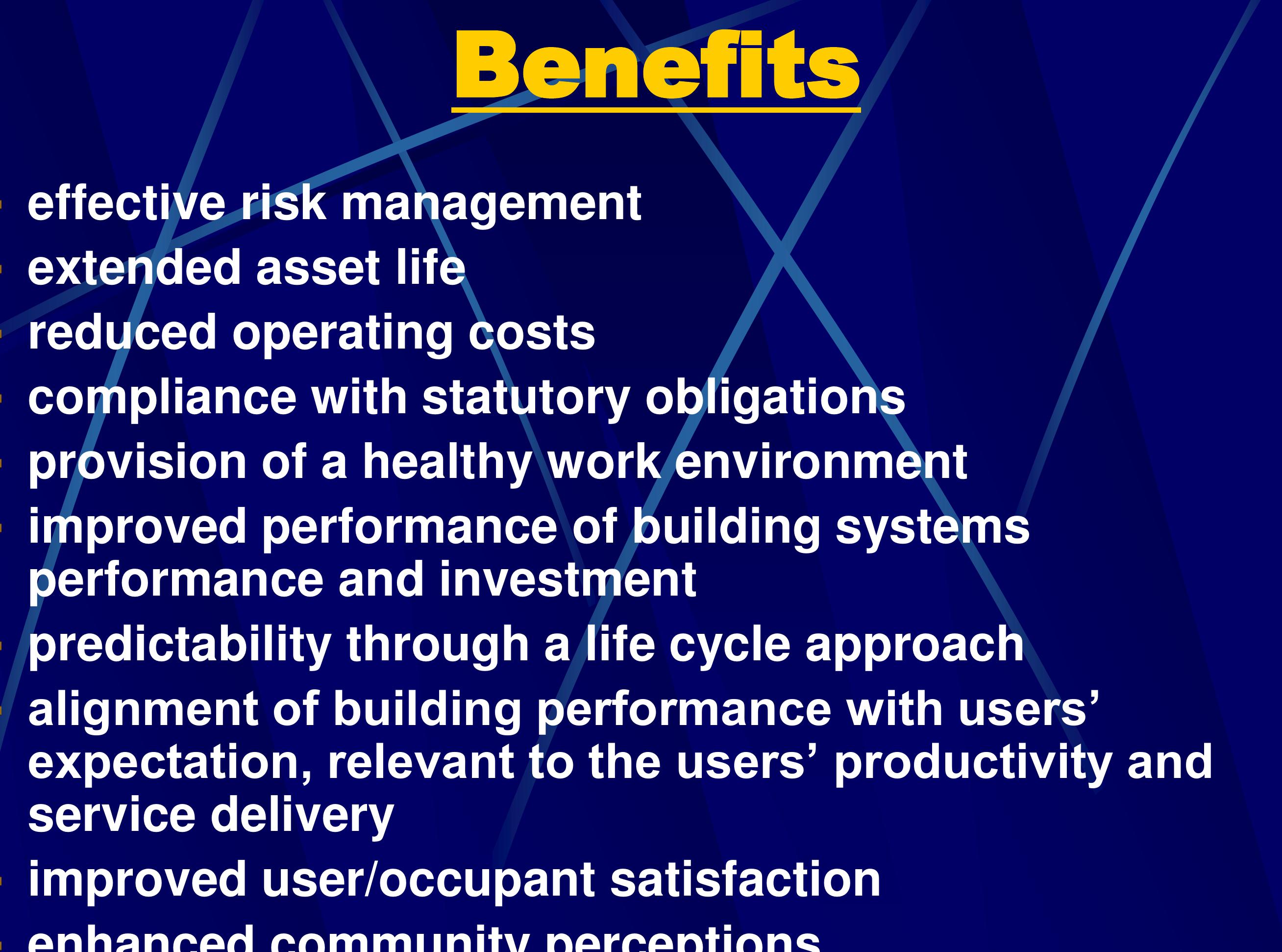 Figure 3 - PRESENTATION ON INTEGRATED BUILDING MANAGEMENT