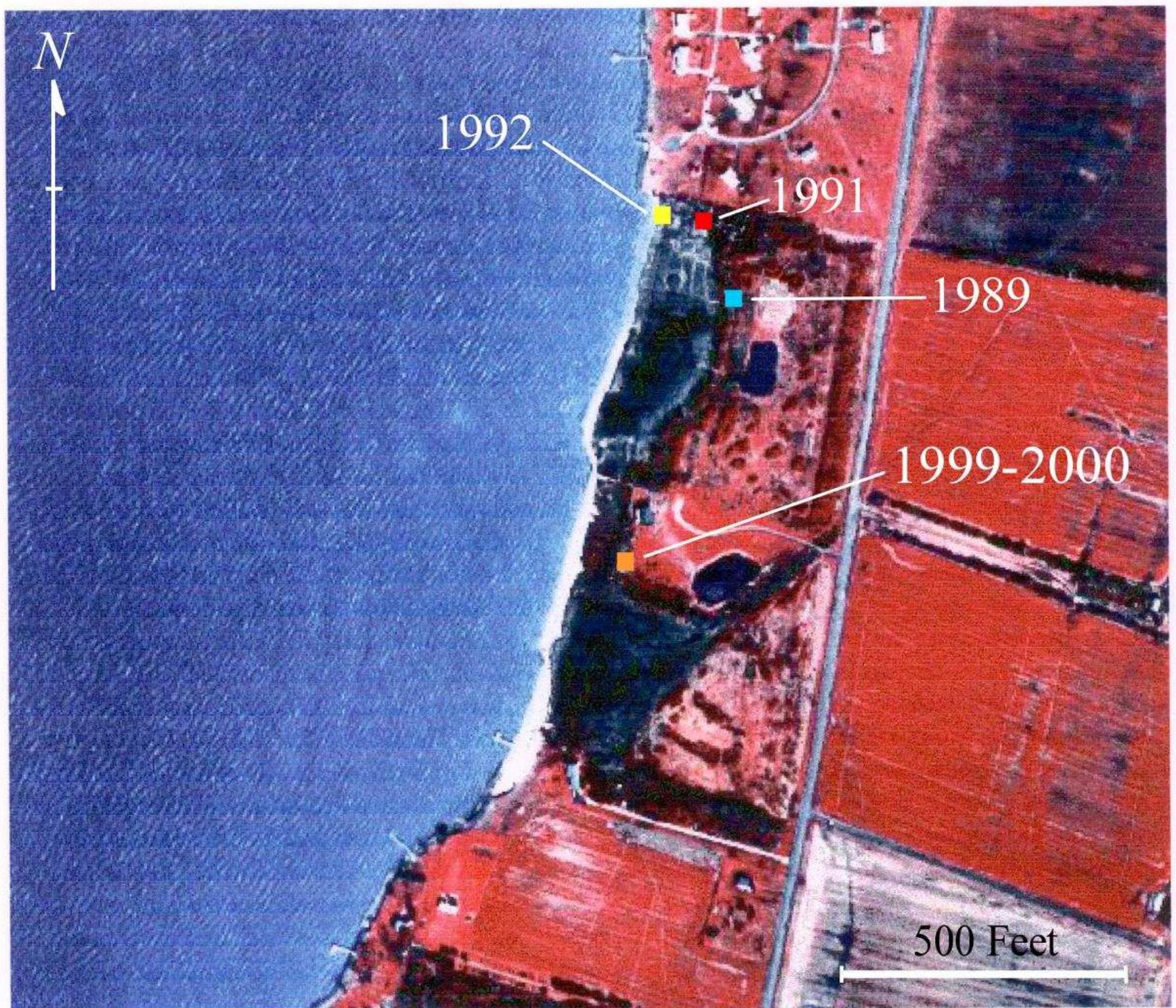 Paleo- indian sites in the region. figure 24. satellite