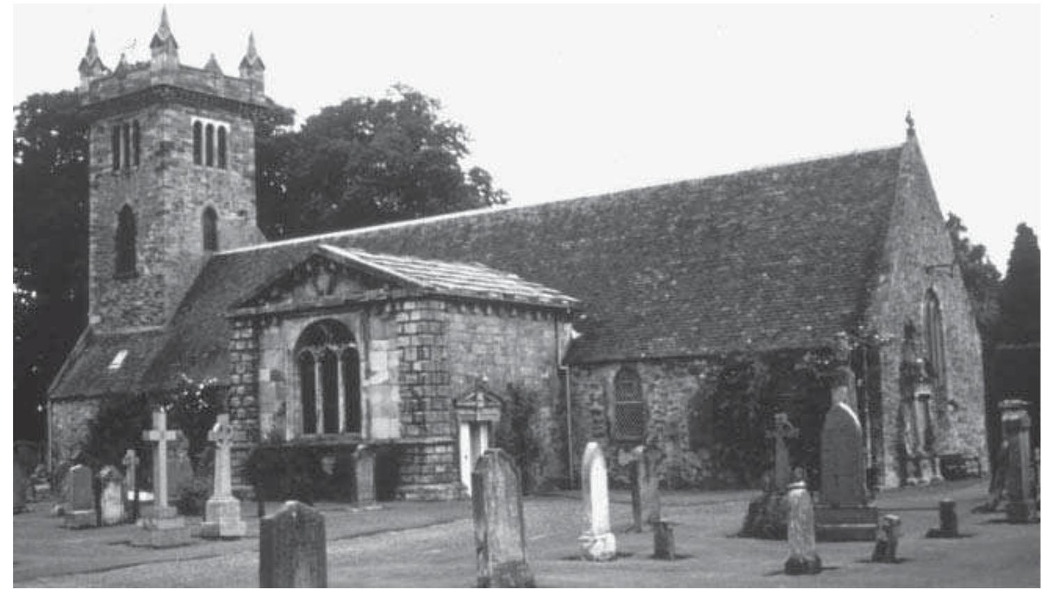 8 the church at dirleton. the neo-classical projecting aisle