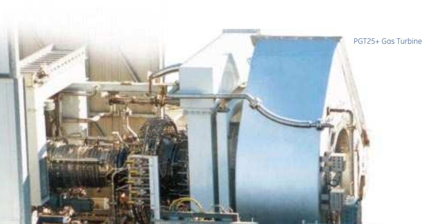The pgt25+ gas turbine was developed for 30 mw iso shaft