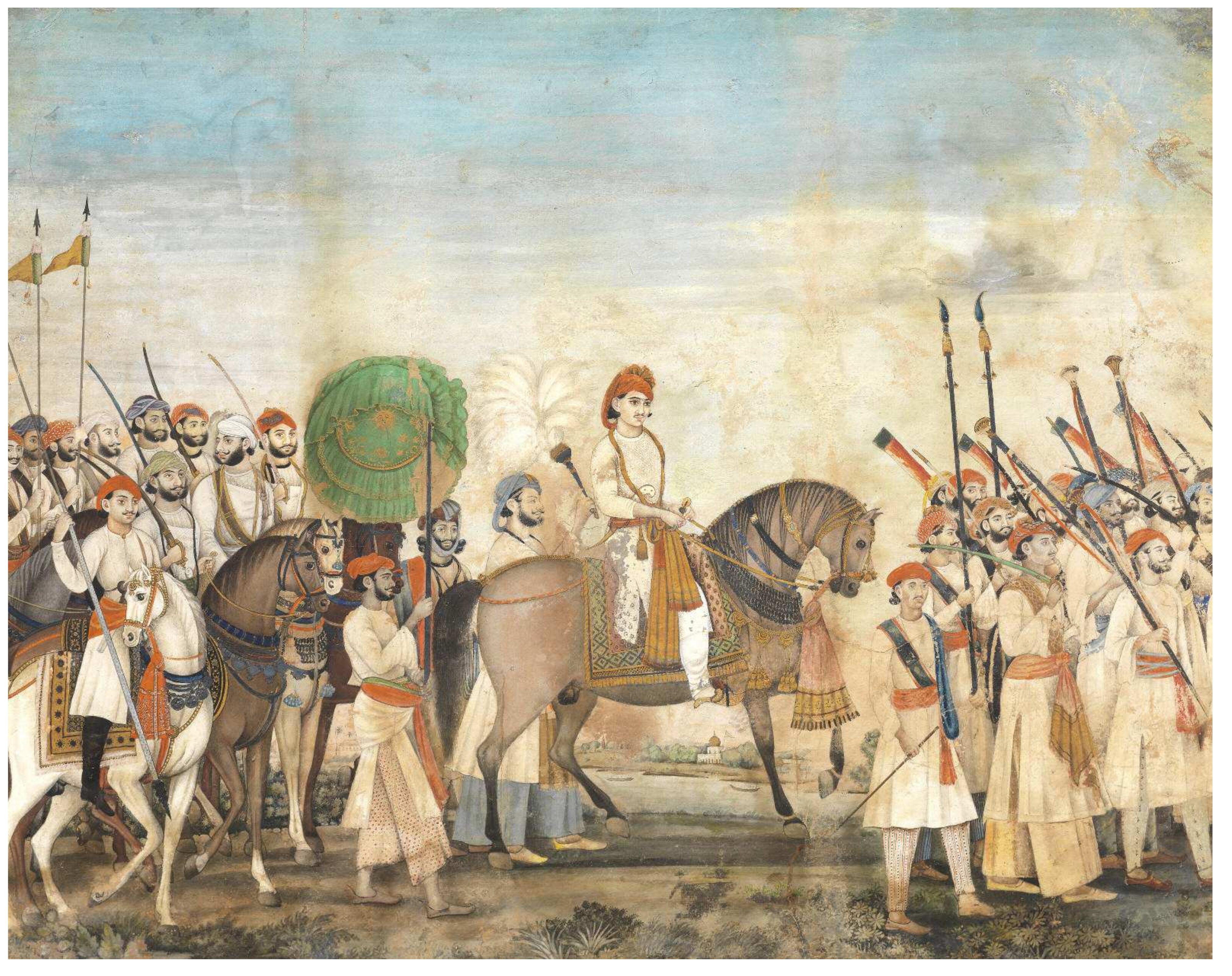Figure 8 - from Two Important Late Mughal Group Portraits