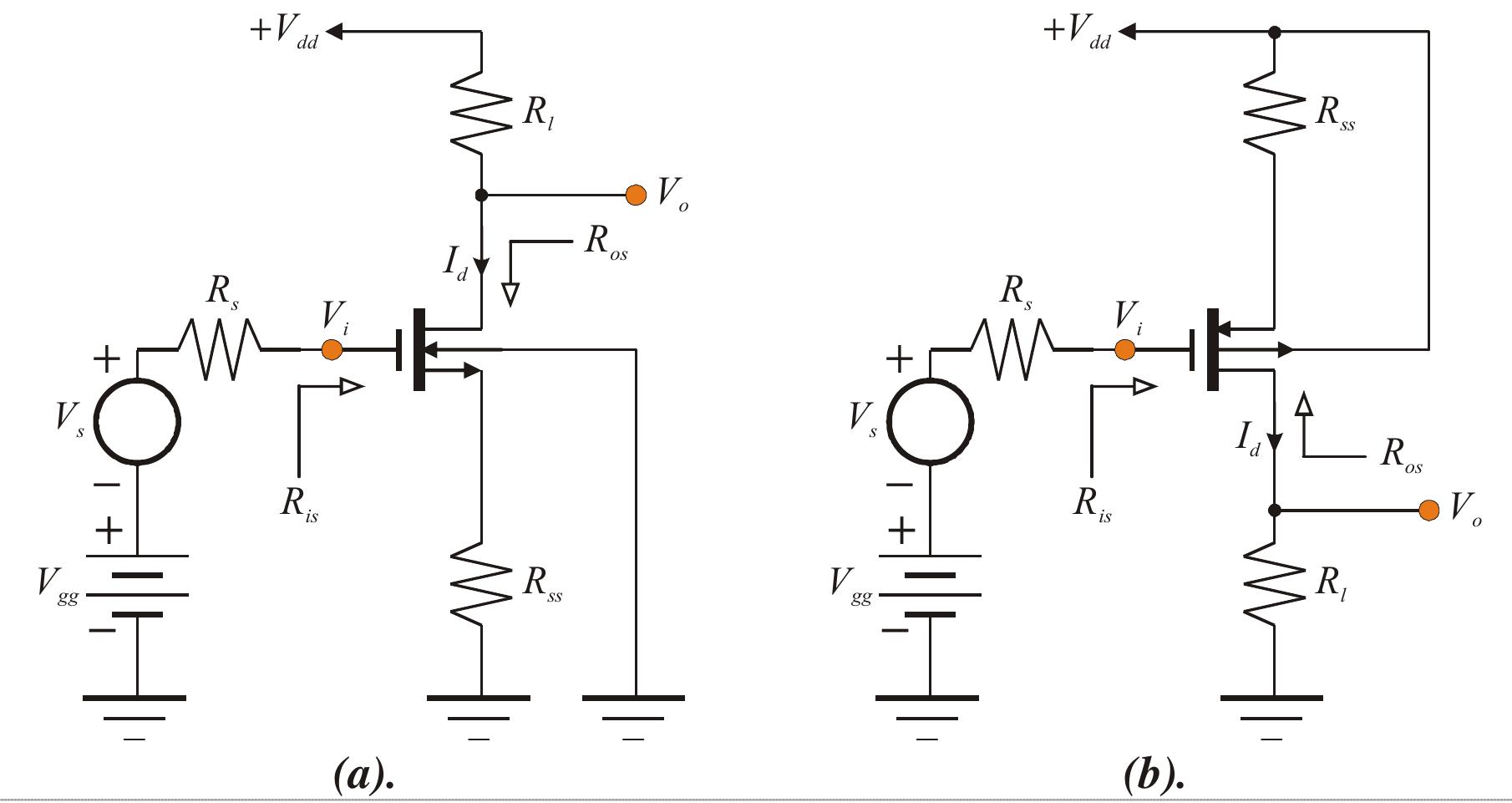 0; that is, the source terminal of the transistor is