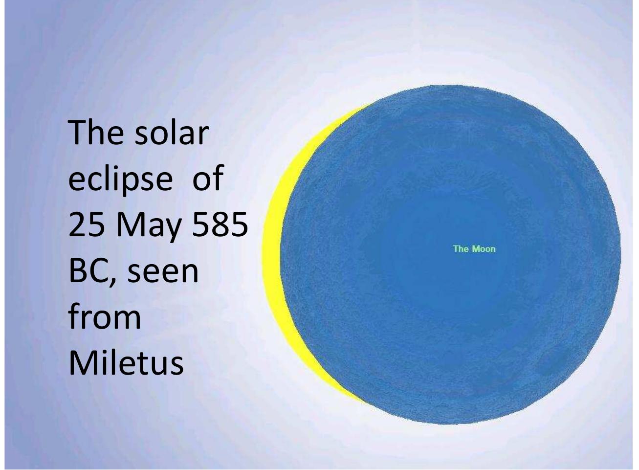 (PDF) THALES AND THE SOLAR ECLIPSE OF 28 MAY 585 BC