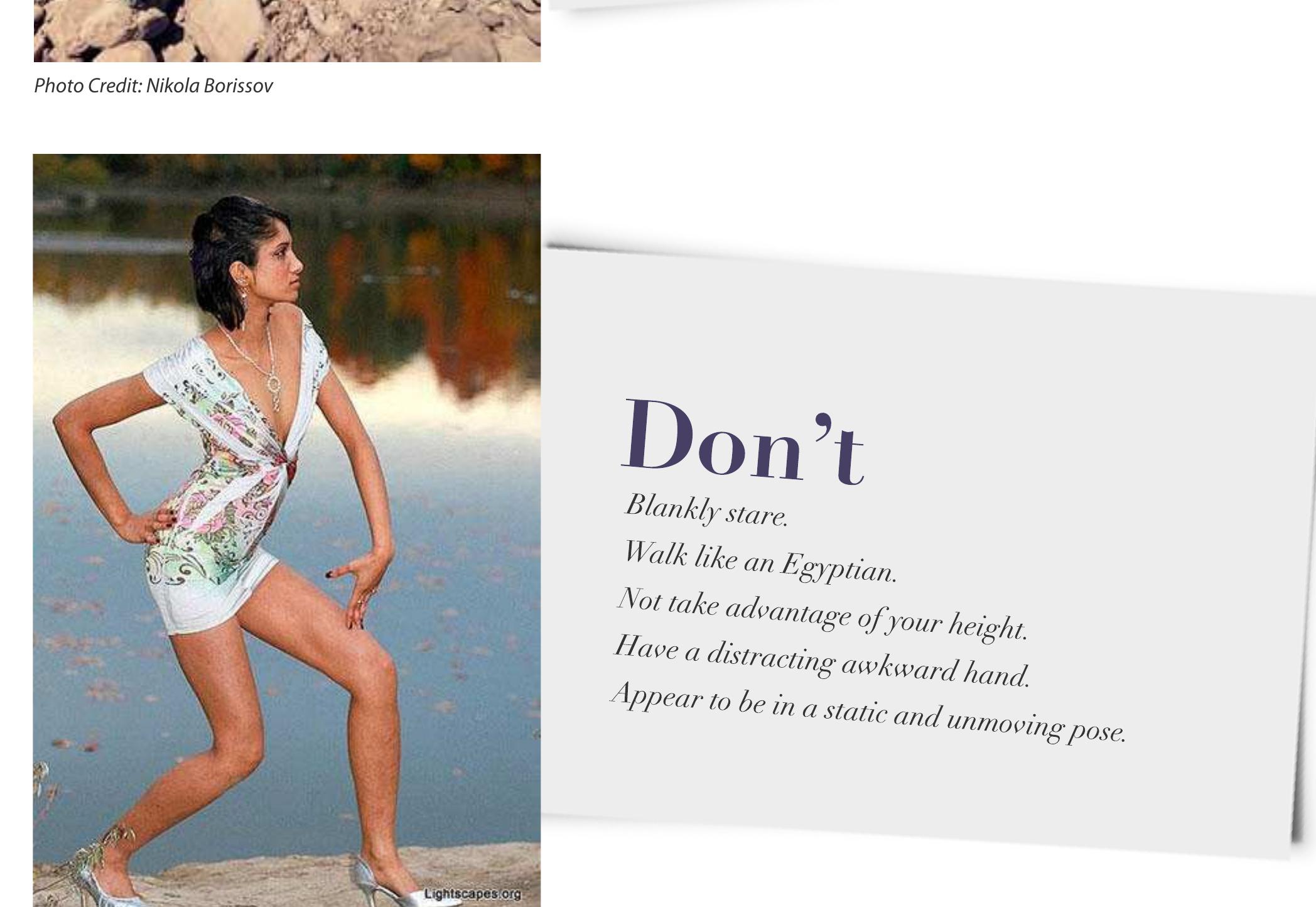 Figure 13 - Model Poses Guide