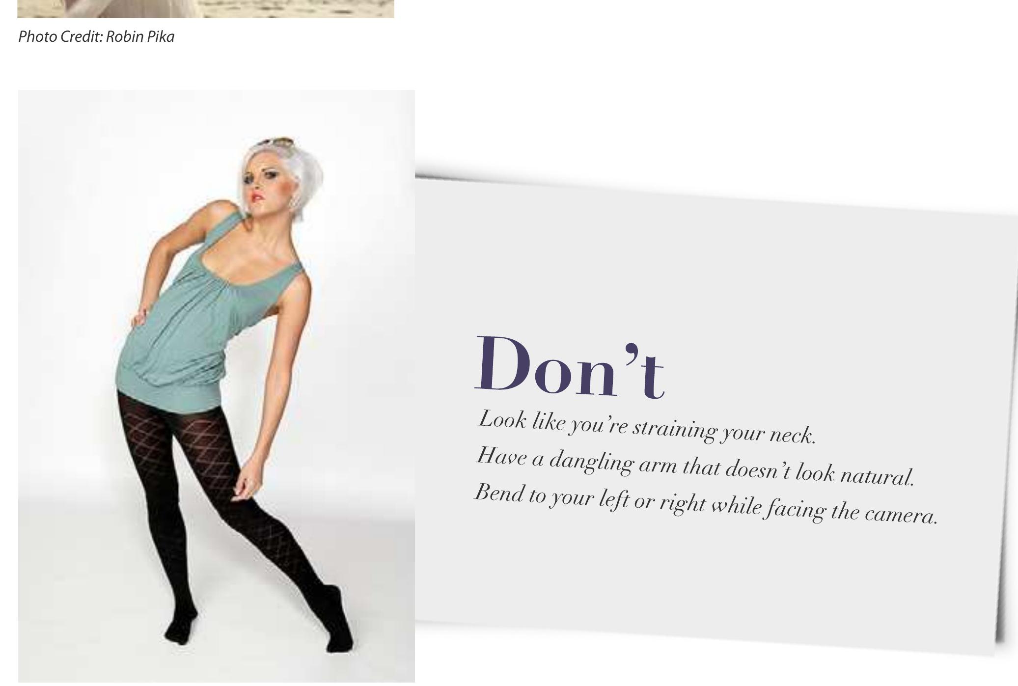 Figure 14 - Model Poses Guide