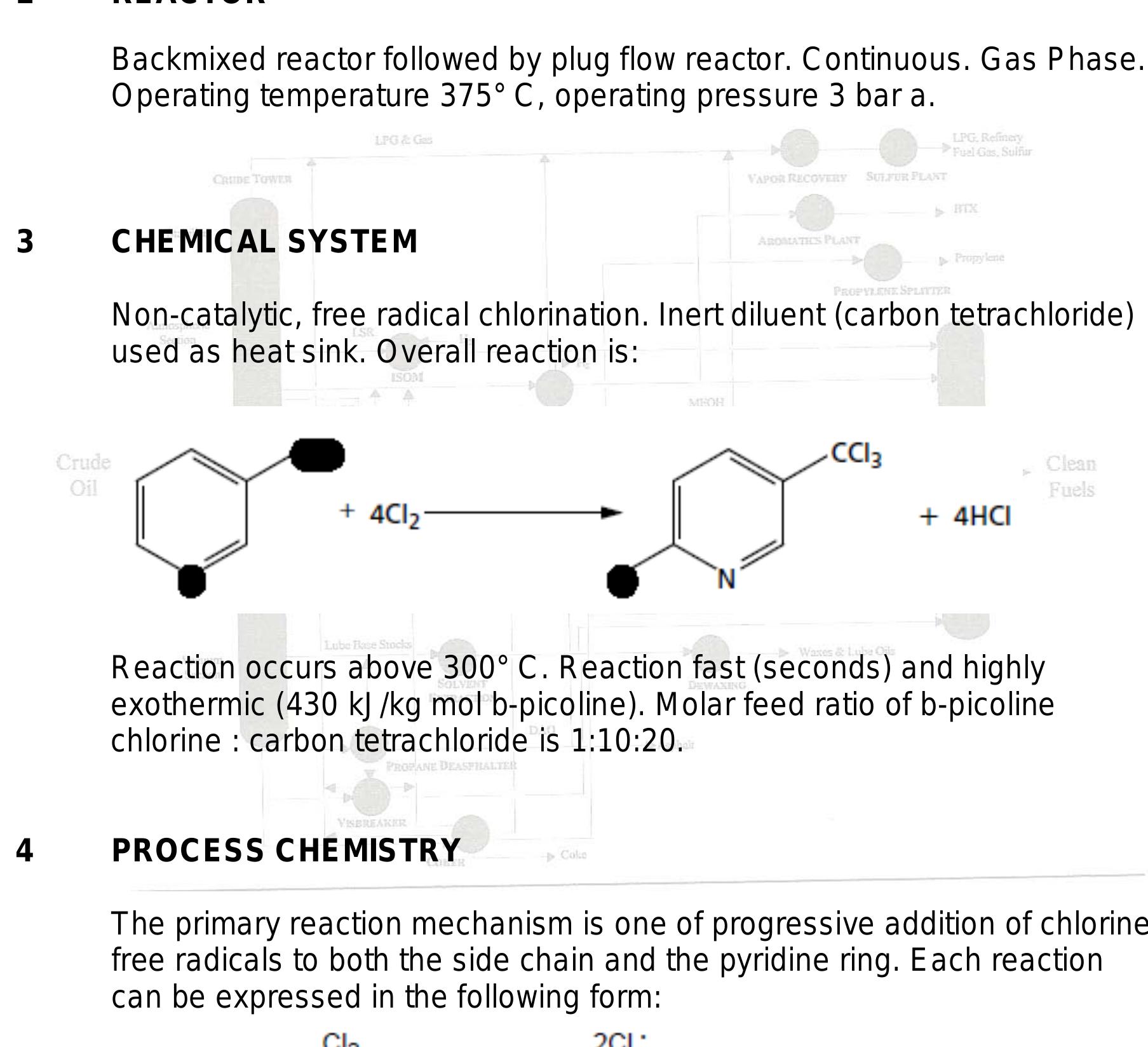 Figure 4 - Reactor Arrangement for Continuous Vapor Phase