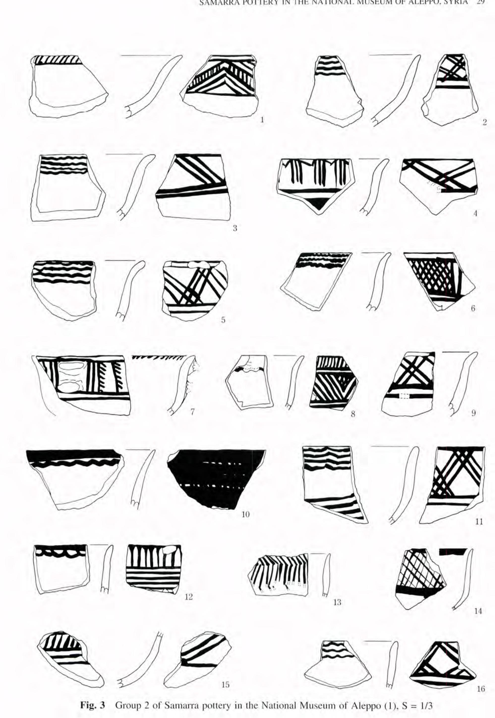 Figure 4 - Samarra Pottery in the National Museum of Aleppo,