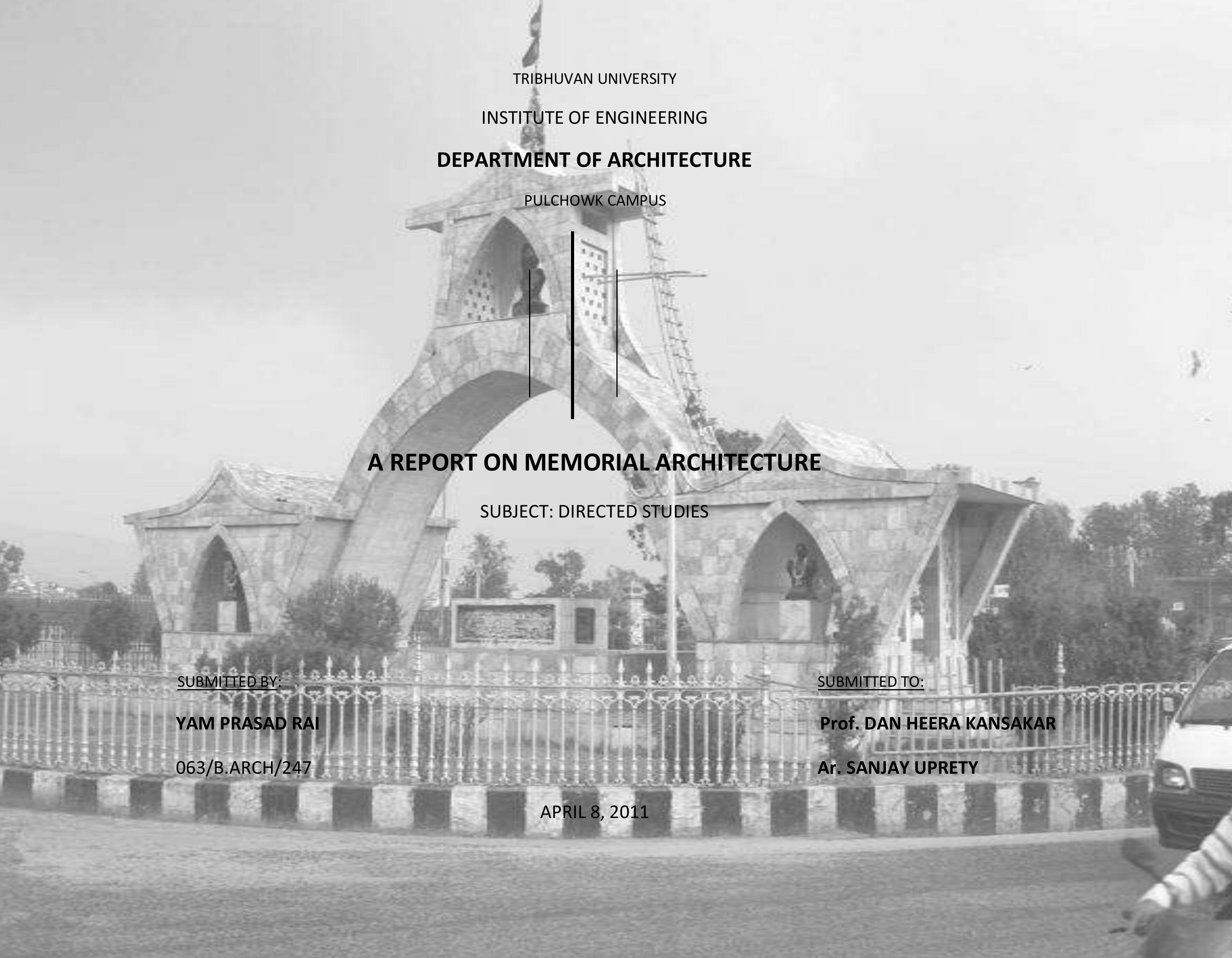 (PDF) Memorial Architecture