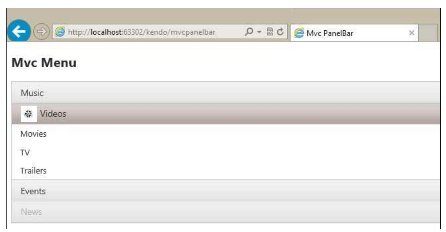 The output, as you can see from this screenshot, is