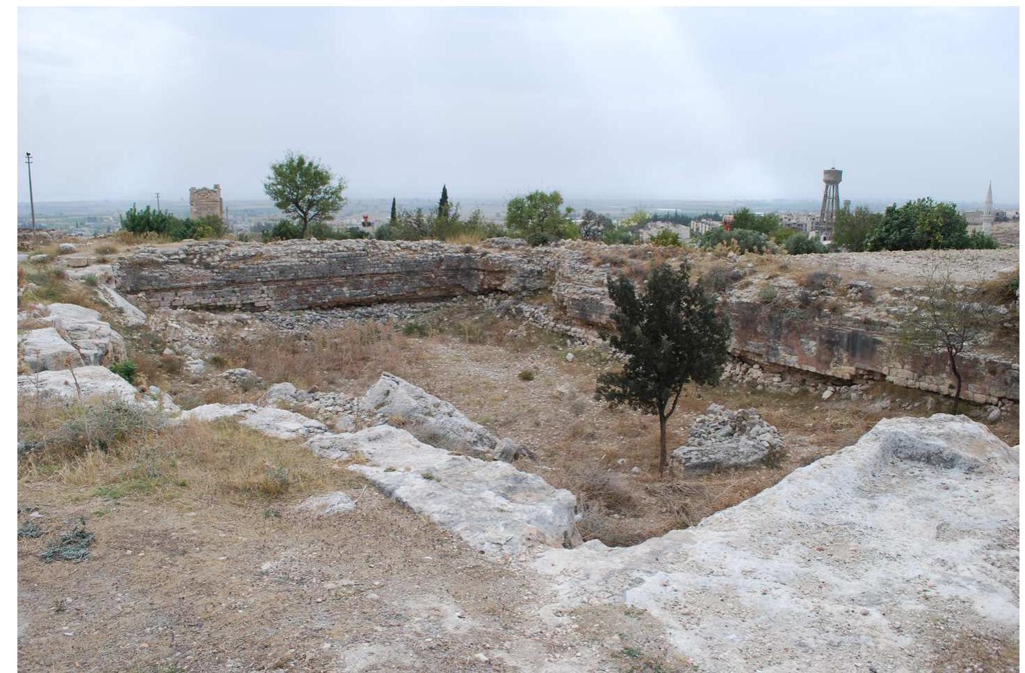 ‘1g. 4. one of the very large cisterns at aya tekla (photo: