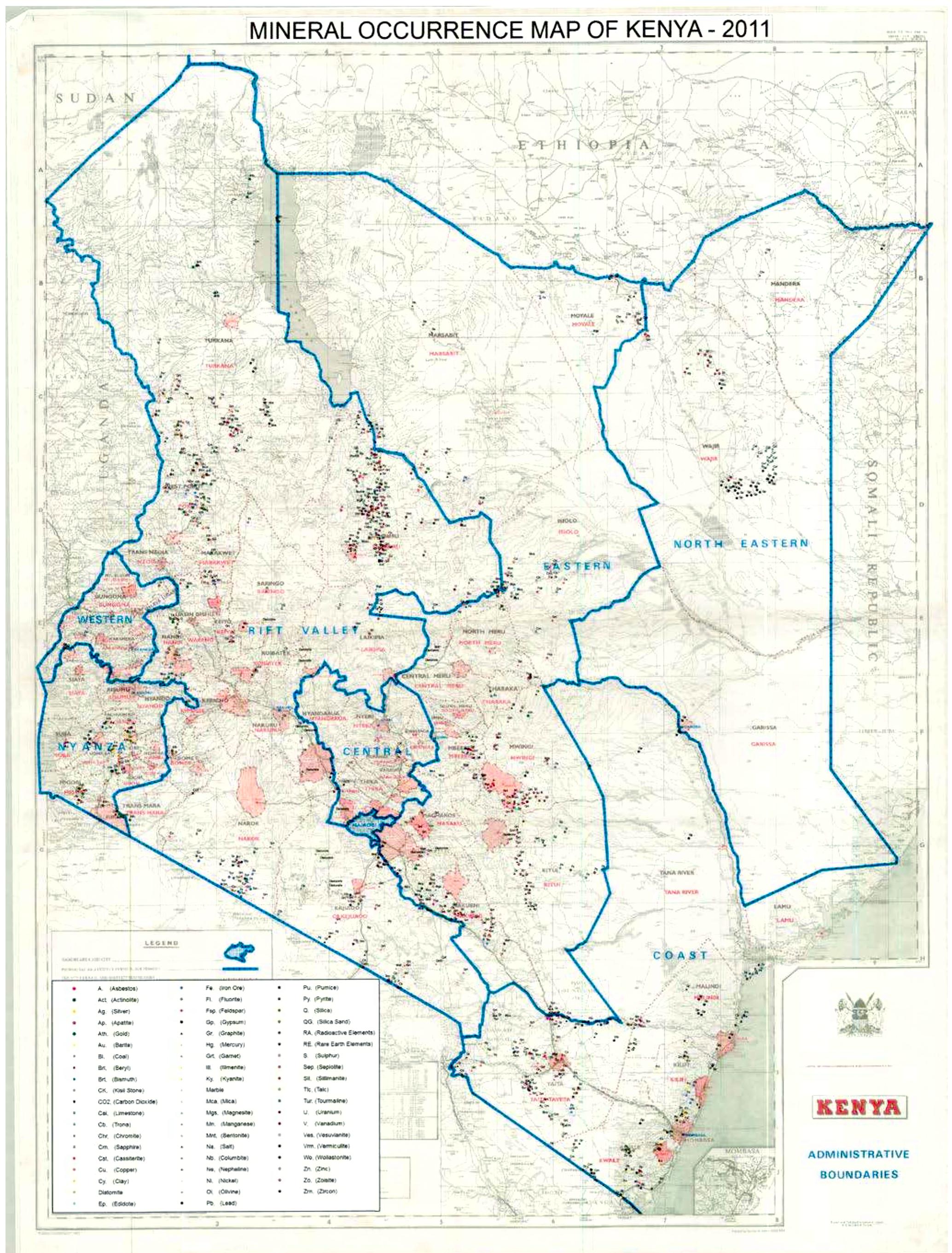 Figure 1 - from Kenyan Iron Ore: Mining and prospects of