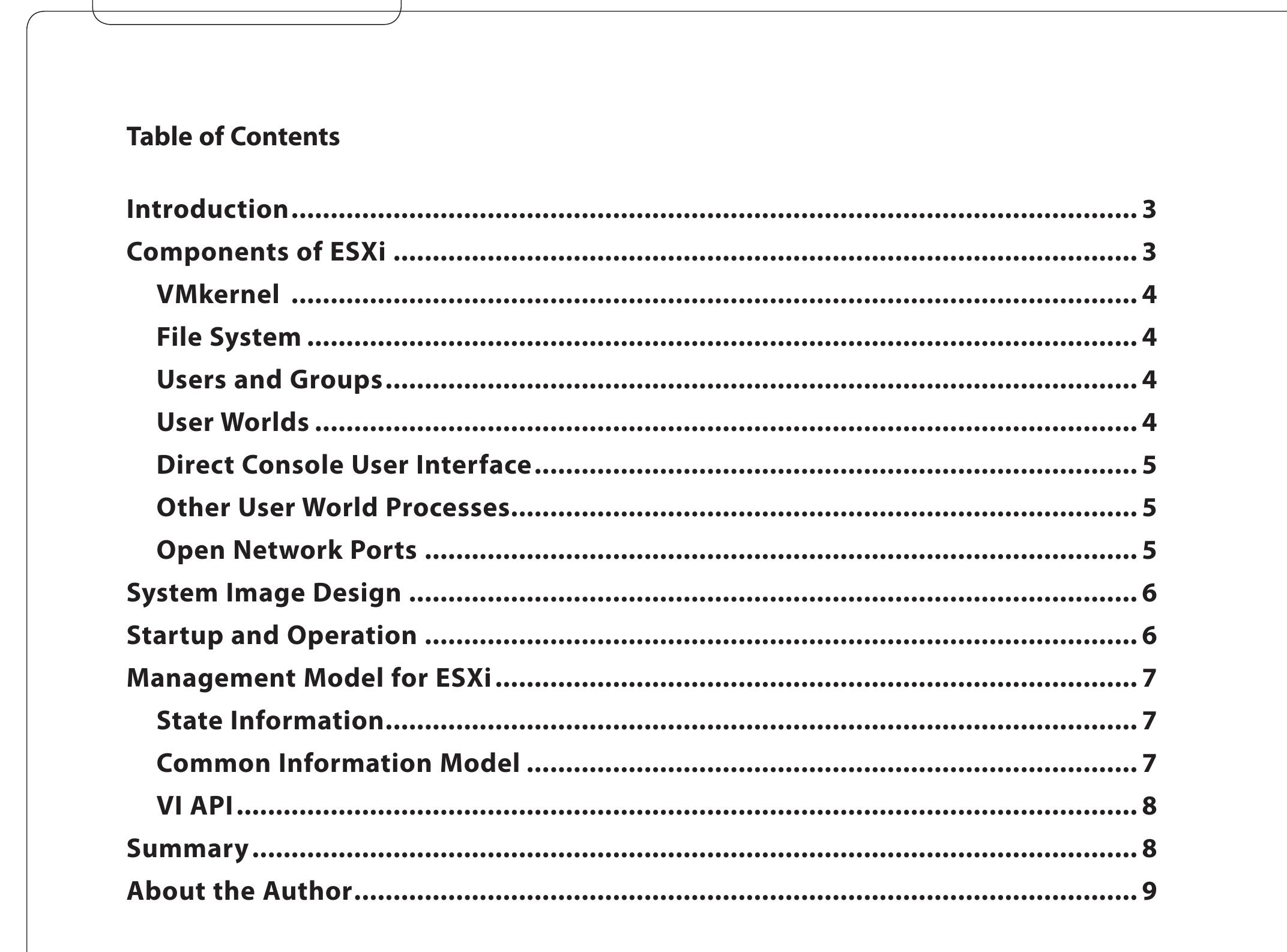 (PDF) The Architecture of VMware ESXi