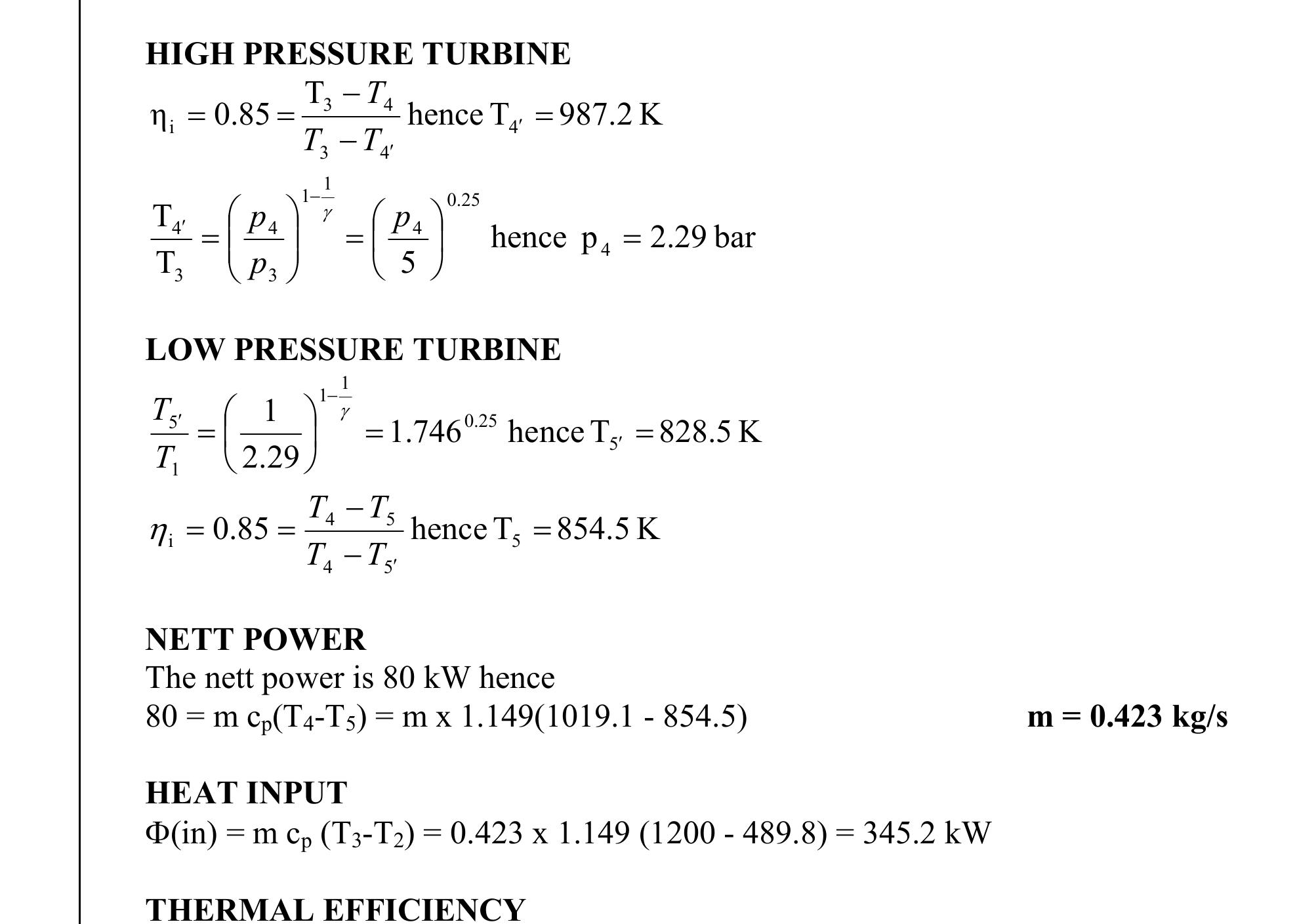 Figure 42 - APPLIED THERMODYNAMICS TUTORIAL 1 REVISION OF