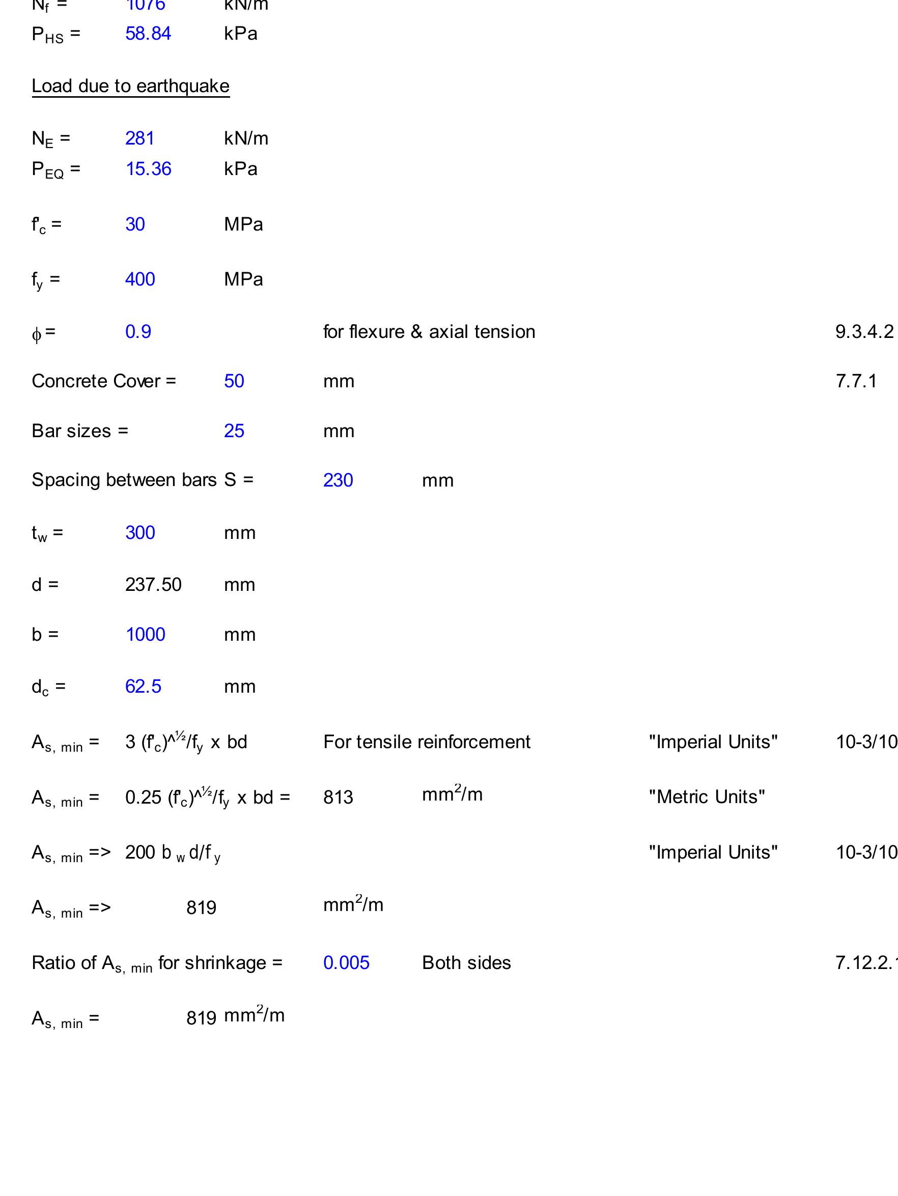 Table 28 - from Seismic Response of Ground-Supported