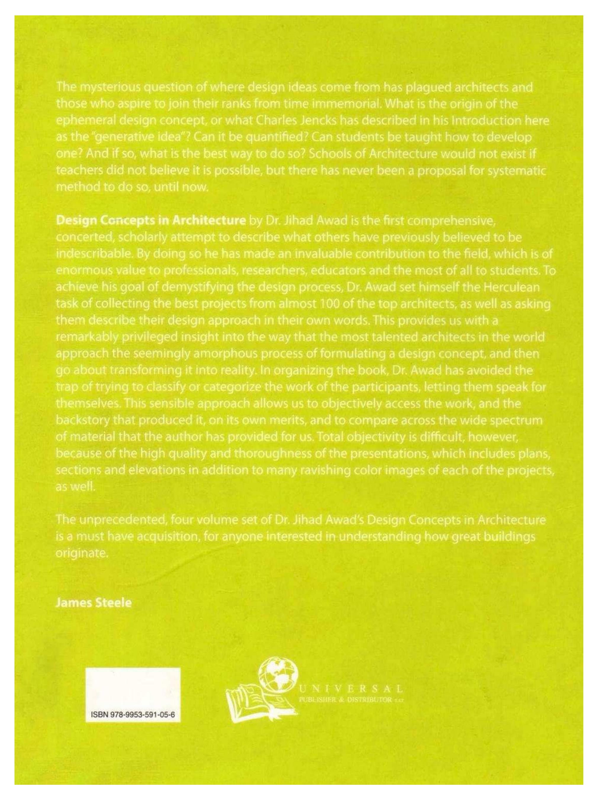 (PDF) Book: Design Concepts in Architecture