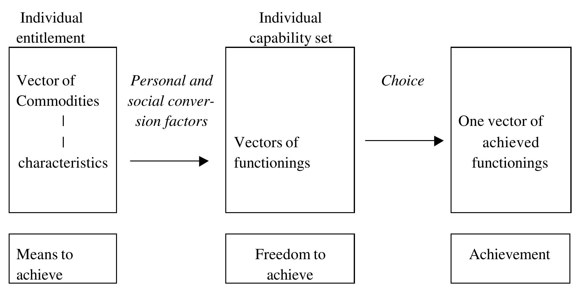 A Schematic Representation Of The Capability Approach