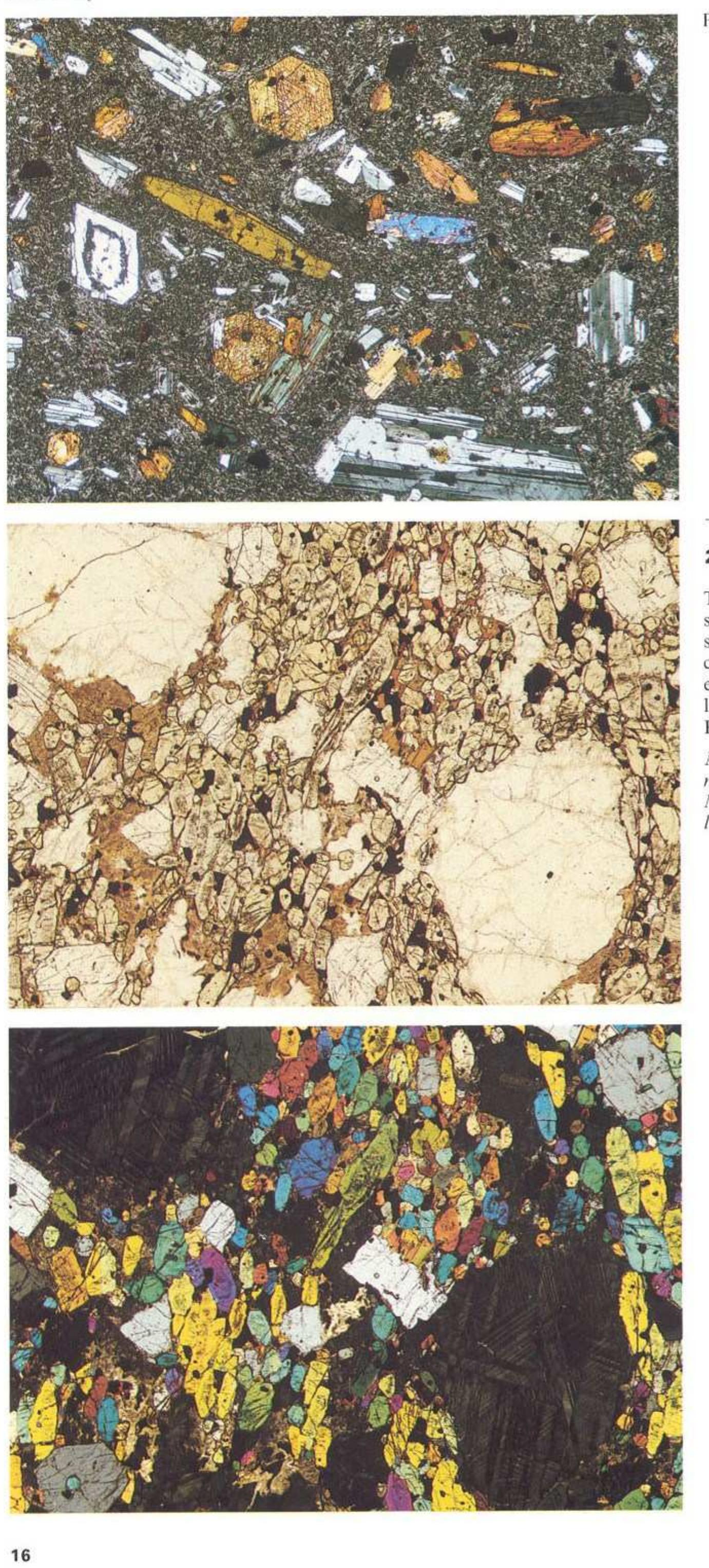 Figure 16 - Atlas of igneous rocks and their textures