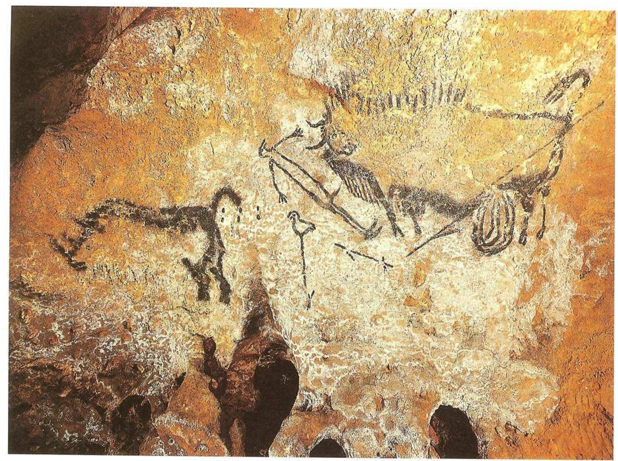 Paleolithic art in the lascaux caves sometimes referred to