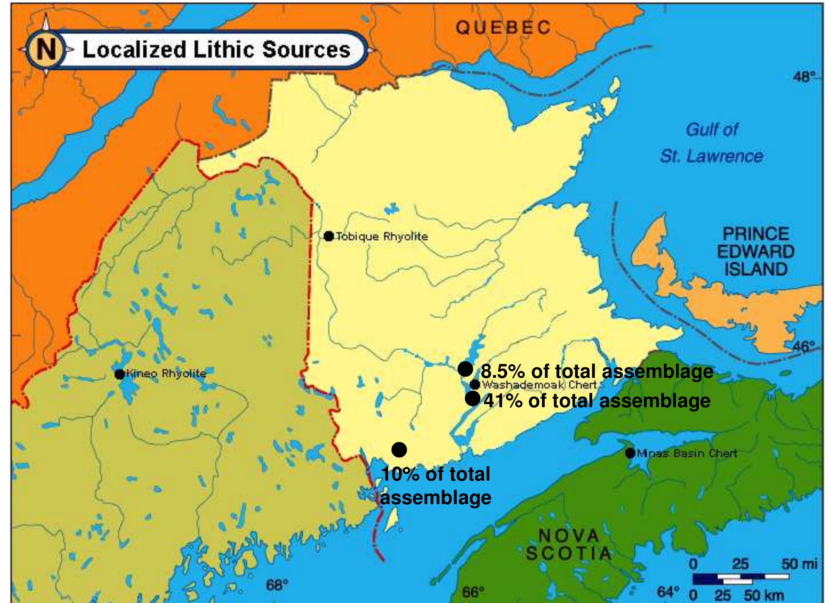 Figure 8 - Investigating Patterns in Flaked Lithic Resource