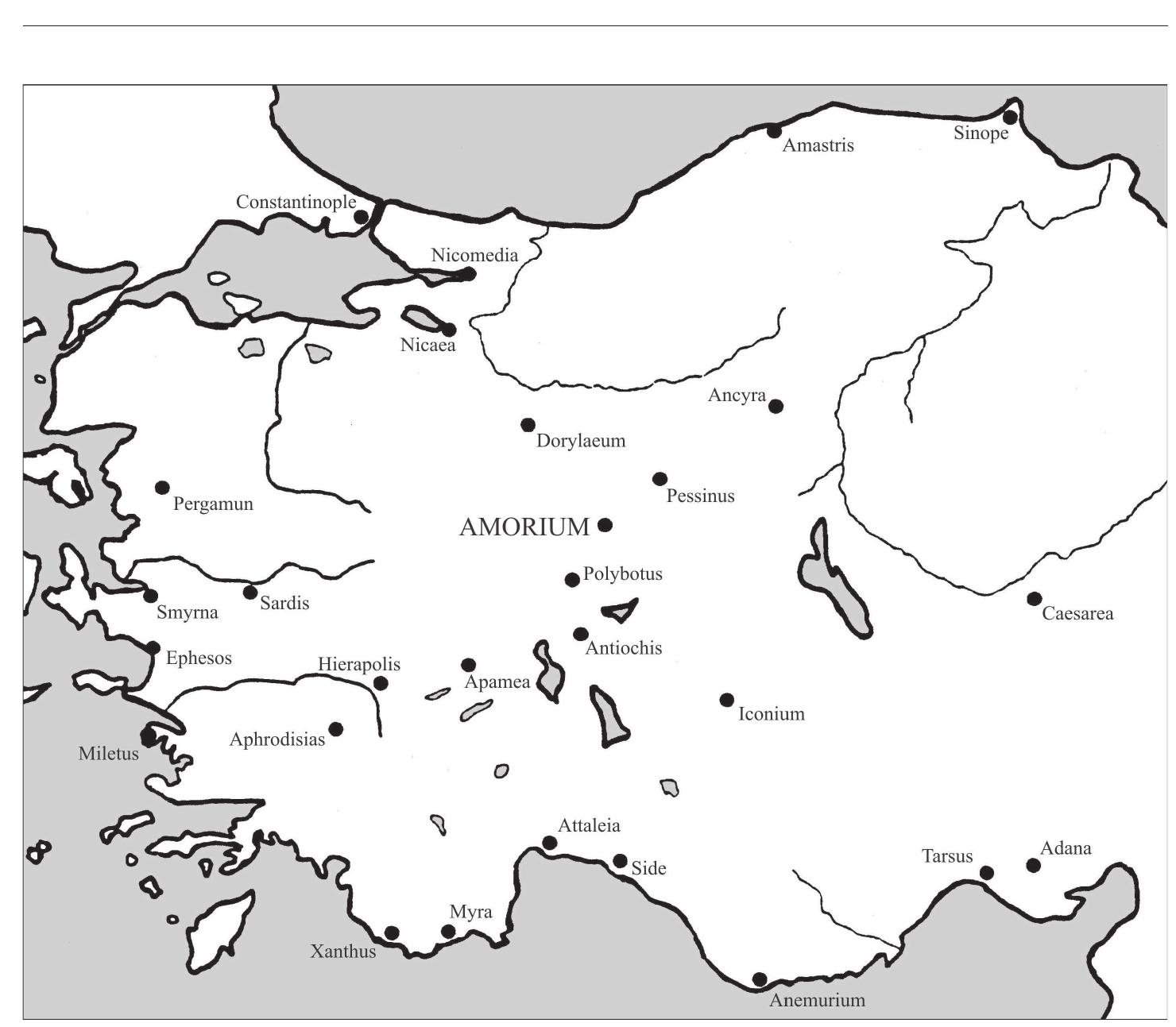 Figure 1 - from Amorium and the Byzantine 'Dark Ages', in