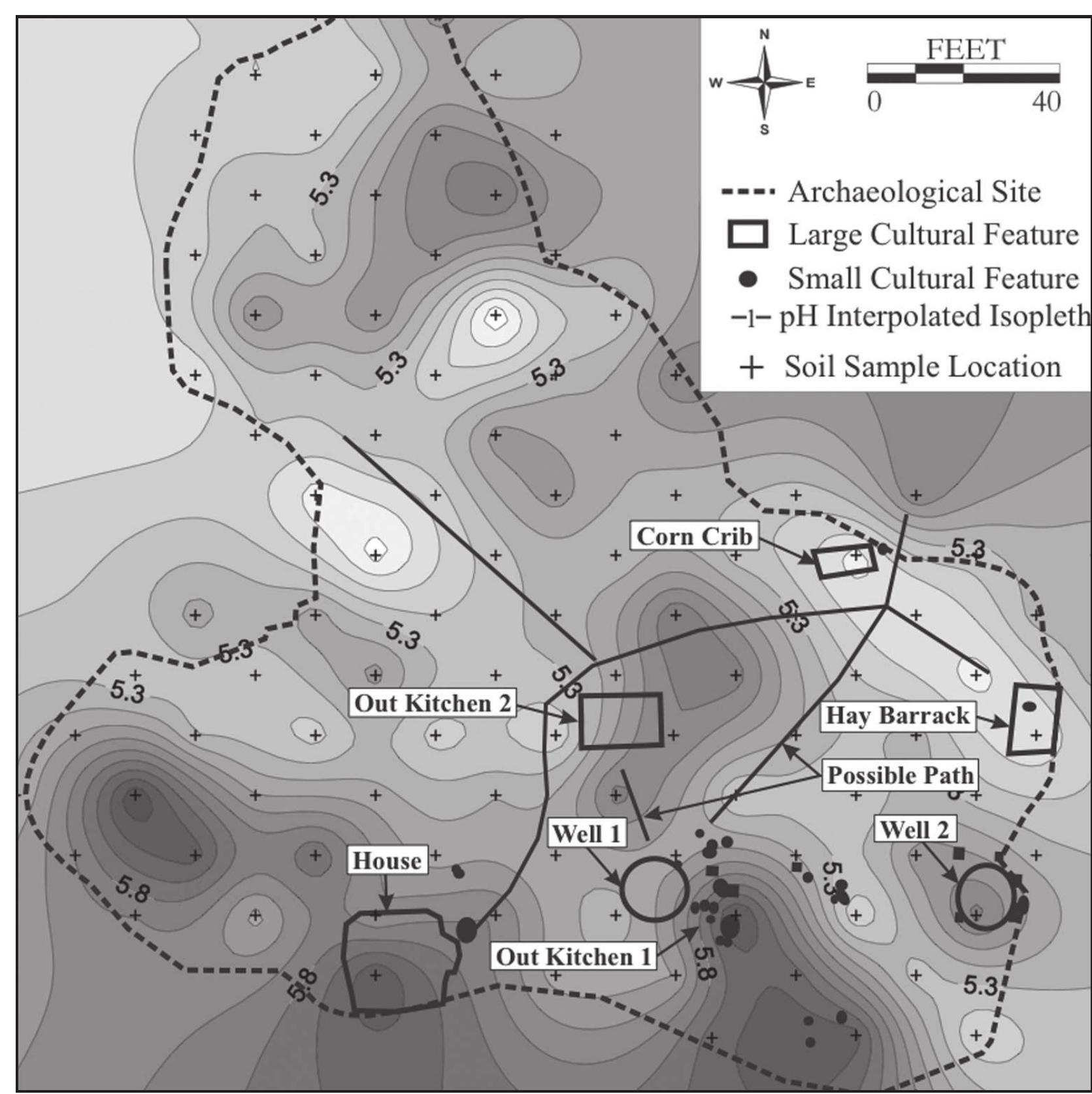 Interpolated ph isopleth distribution map. (figure by the