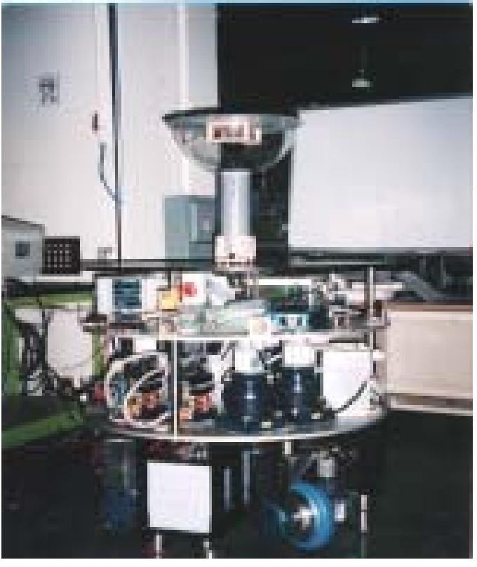 An overview of the developed mobile robot. the whee are two