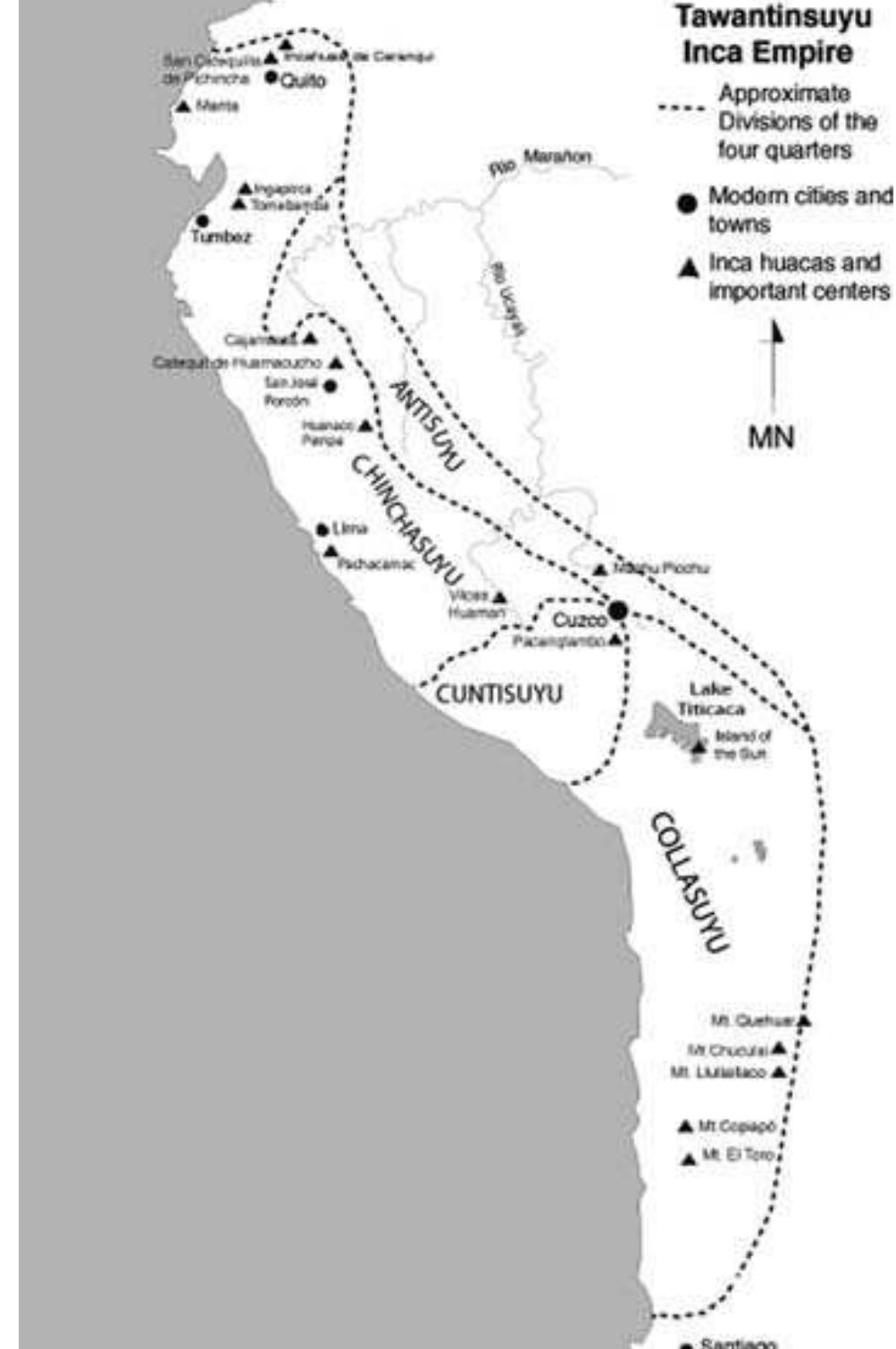 1 tahuantinsuyu, the land of the four corners showing the