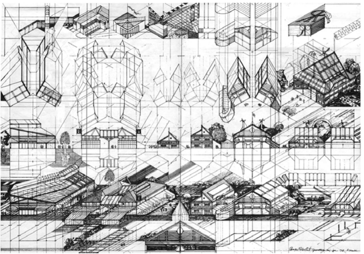 Ranko radovié, earth architecture, drawing, 1981. source: