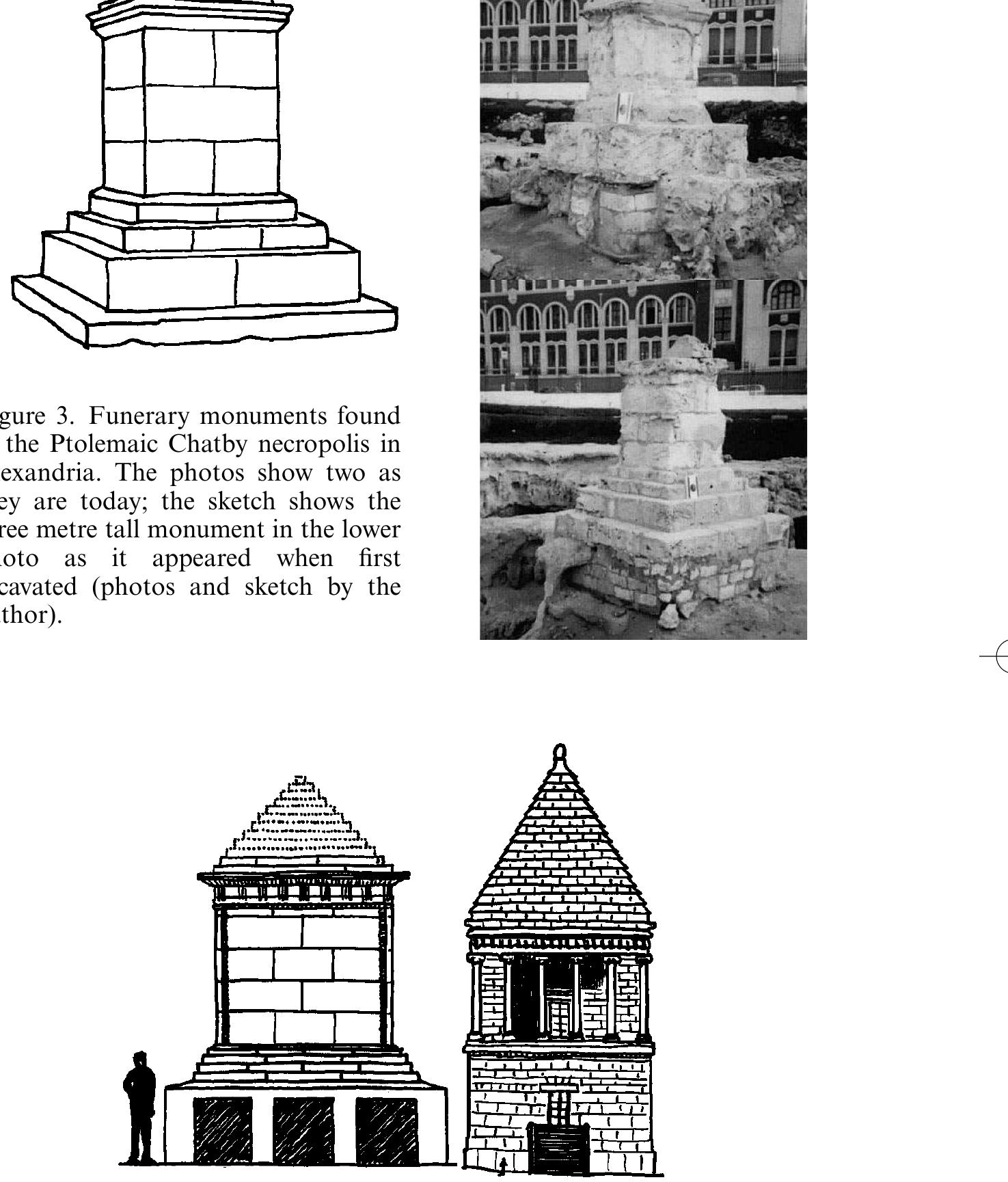 Monumental ancient funerary monuments: six metre tall tomb