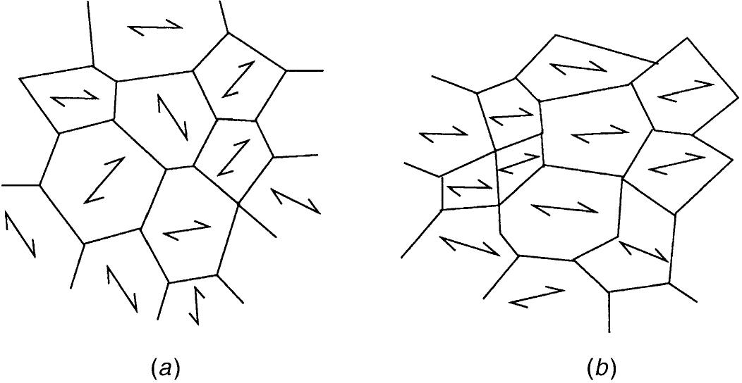15. schematic representation of polycrystalline randomly