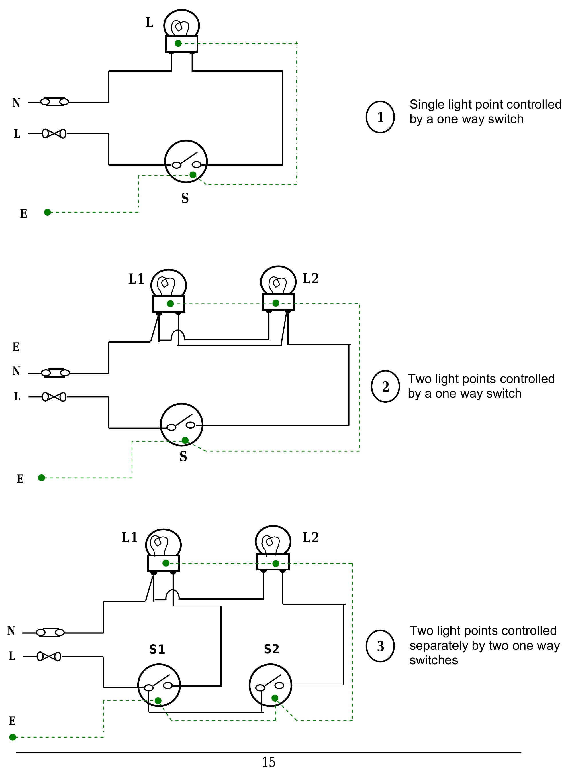 3.4 examples of lighting circuits schematic wiring