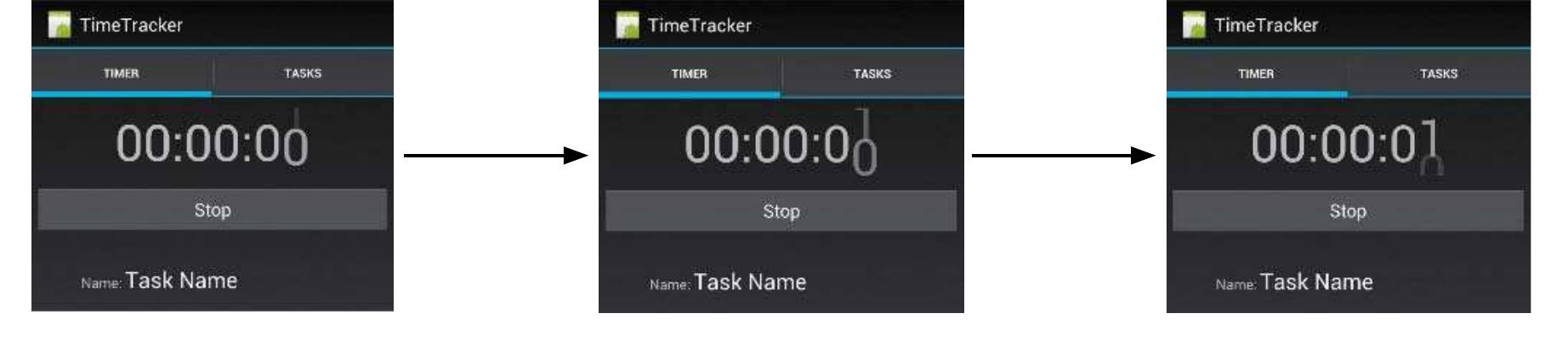 3 the clock-flipping animation for the timetracker apr