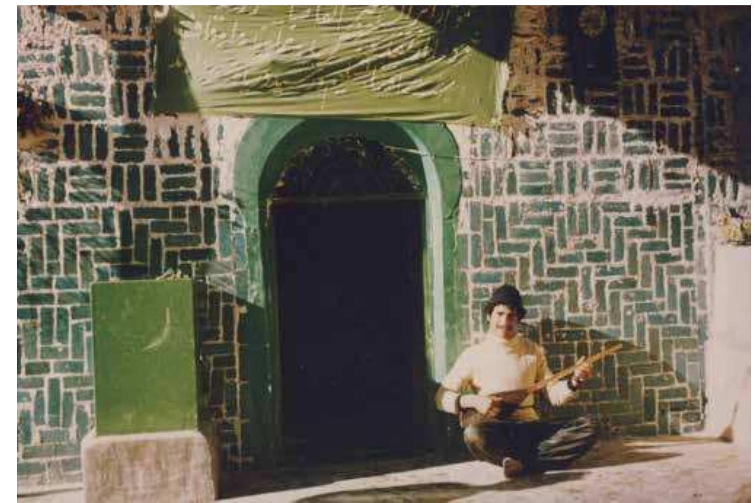 Ahmad baba’ at the shrine of baba yadegar view of who and