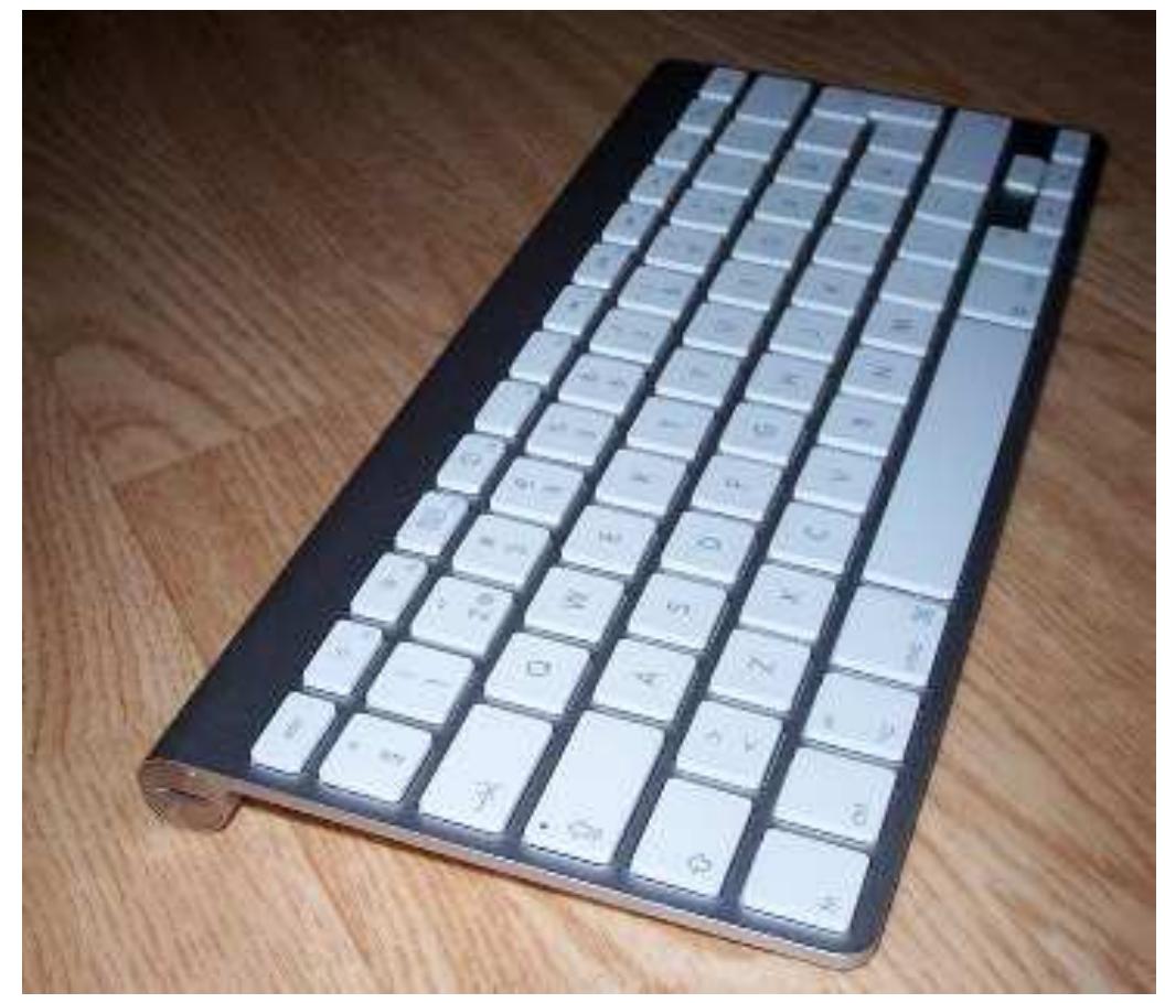 4: wireless keyboard employing piezoelectric system