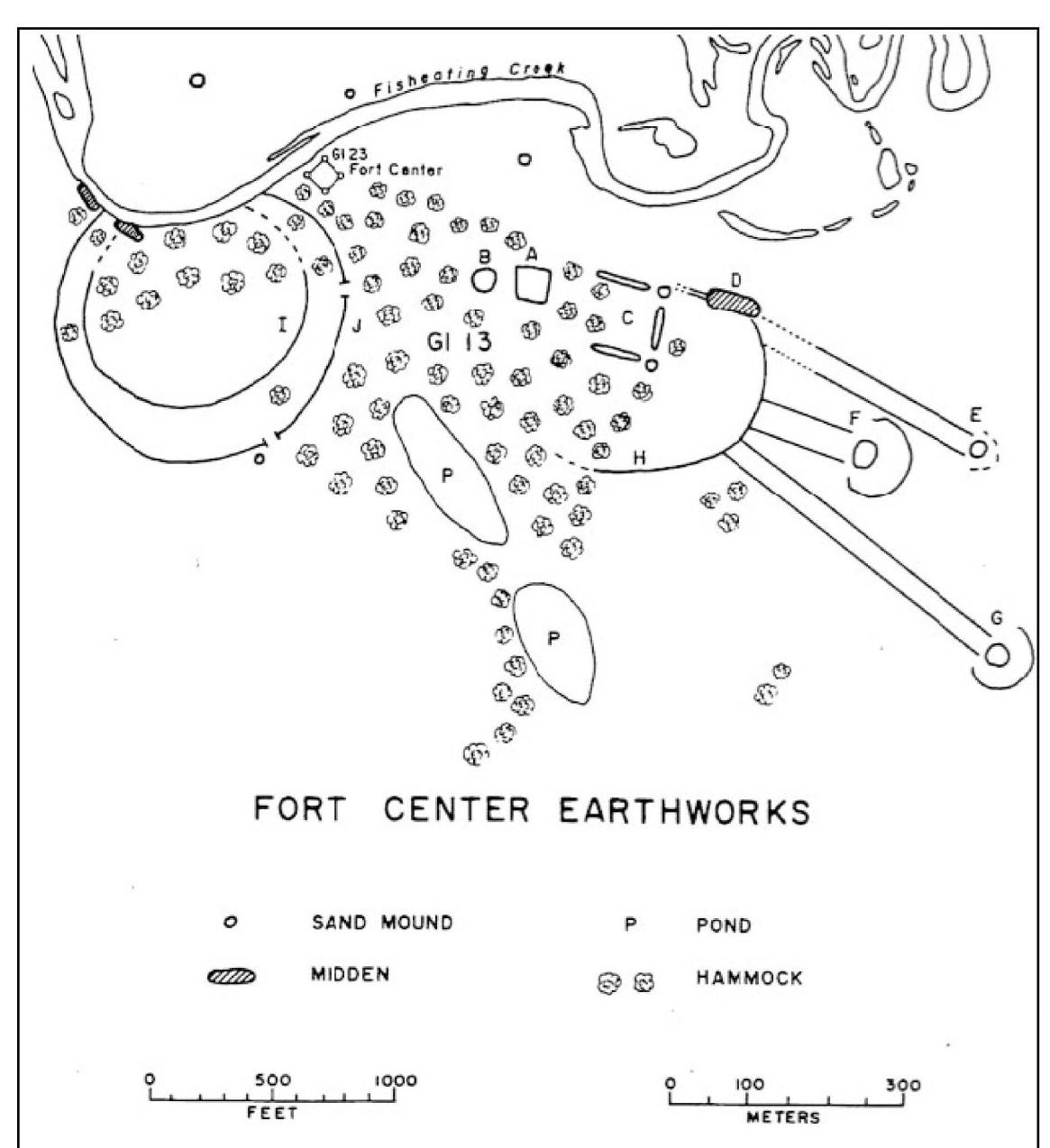 Figure 4 - from The Archaeology and History of Fort Center