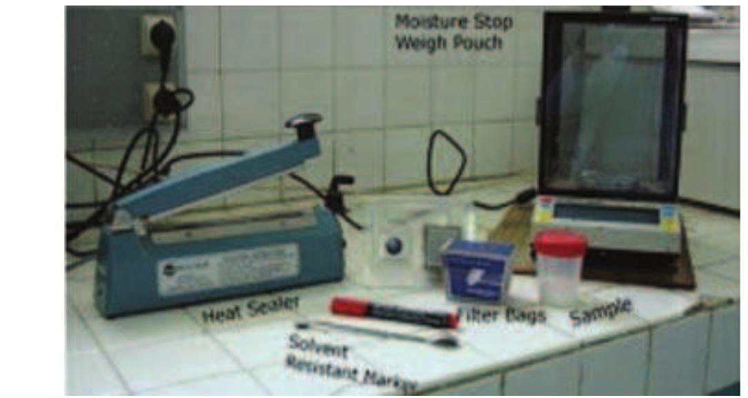 Hgure 19. ankom bags, sealer, balance