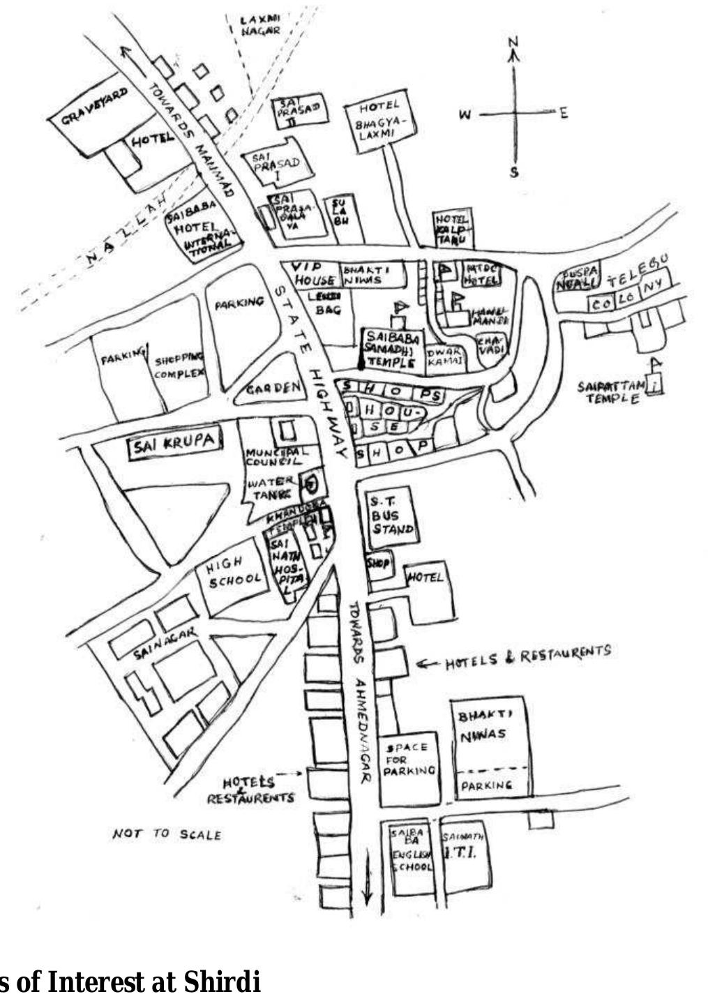 A. sai baba samadhi mandir: baba’s mortal remains was buried