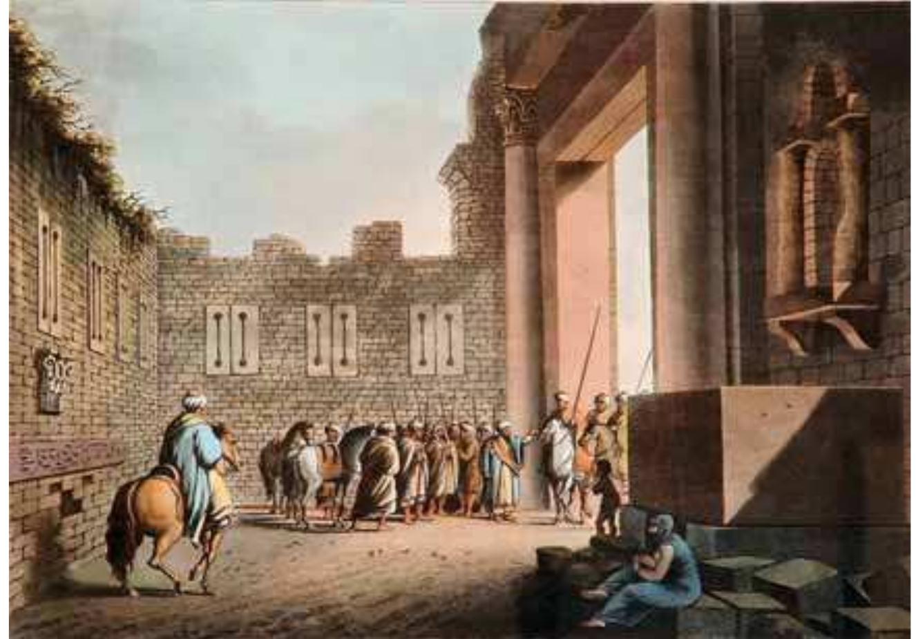 the rosetta gate in the eastern walls of alexandria in an