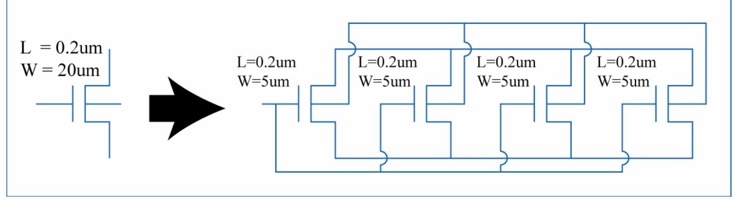 Figure 12 - CMOS Transistor Layout KungFu