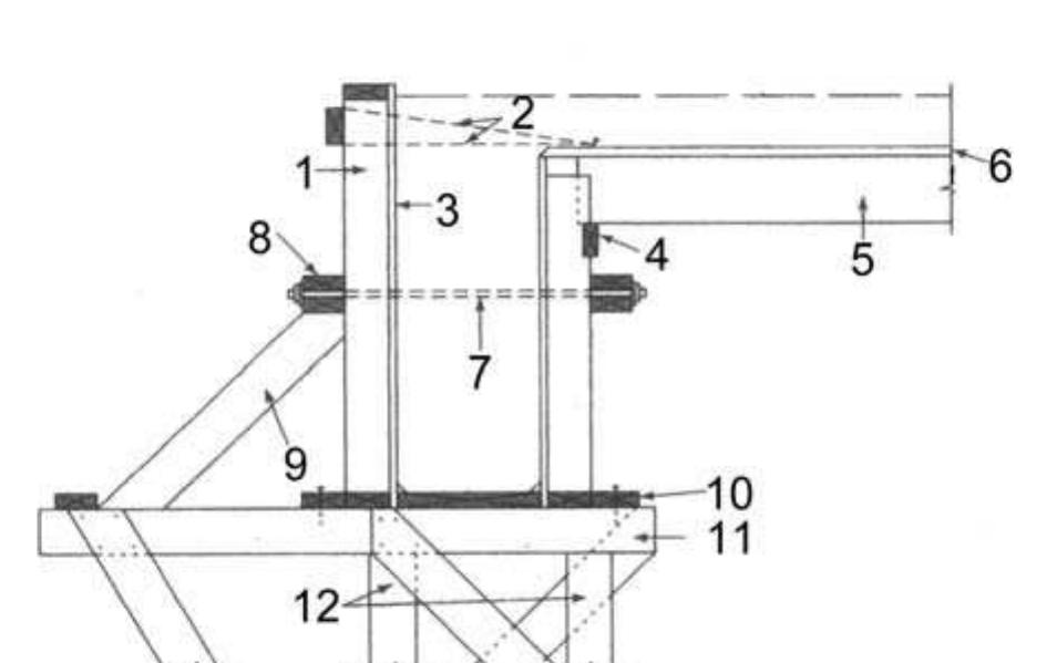 -17 spandrel beam form details caption: 1. stud; 2. tie