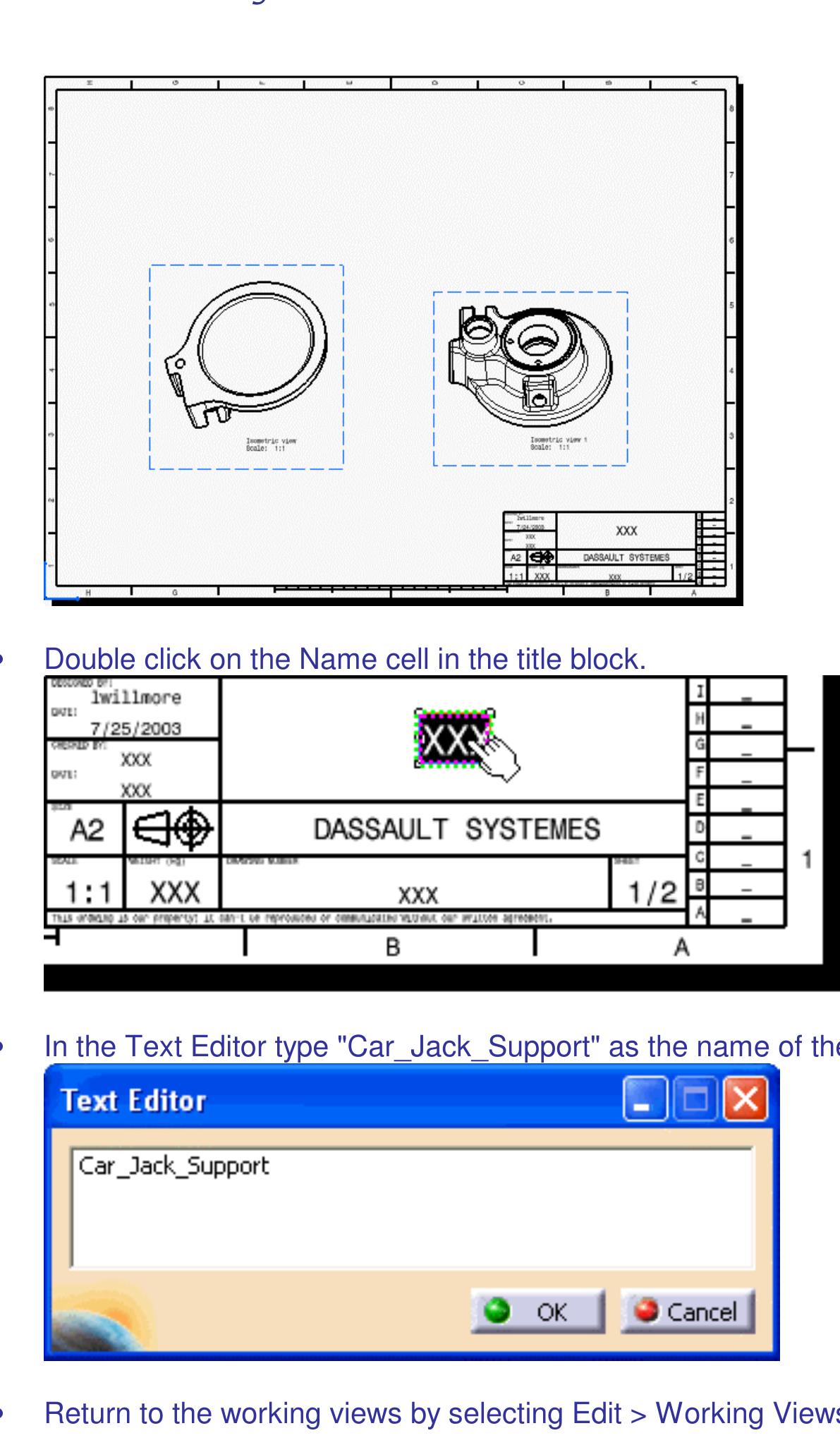 Figure 179 - CATIA Detail Drafting
