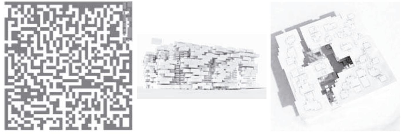 Cellular automata maze (class project by m. snyder for