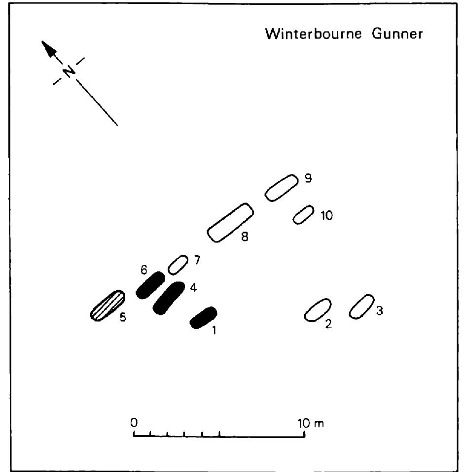 Abb. 81 plan des graberfeldes winterbourne gunner.