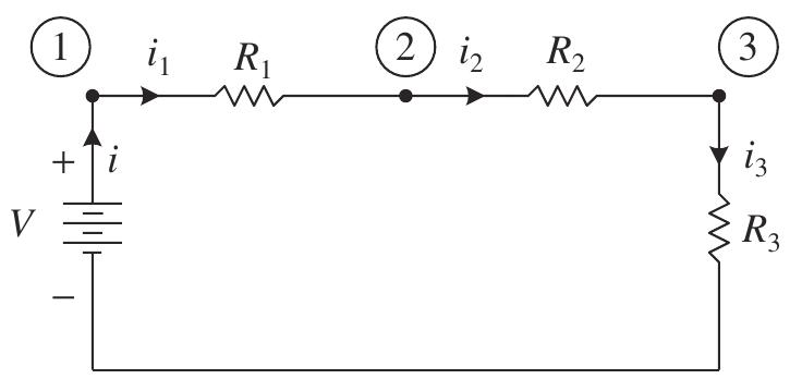 5: a linear circuit, used to demonstrate the mna