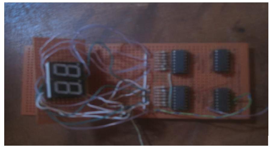 13 — picture showing the two digit counter and display 4.2.4