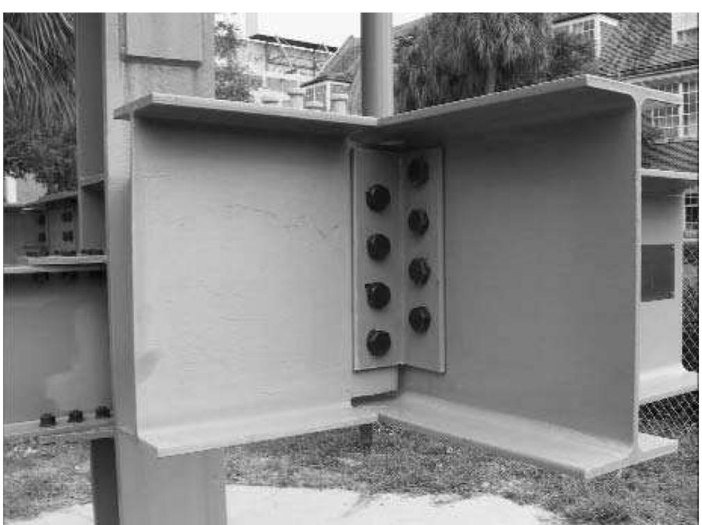 -2. shear connection: all-bolted double-angle girder bi