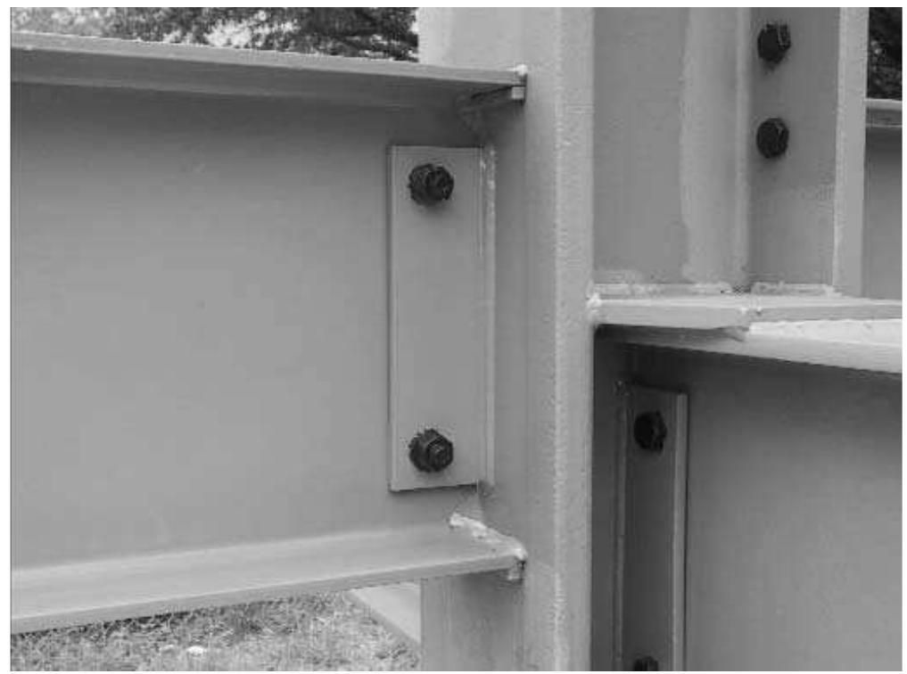 -7. moment connection: directly welded flanges. column c1