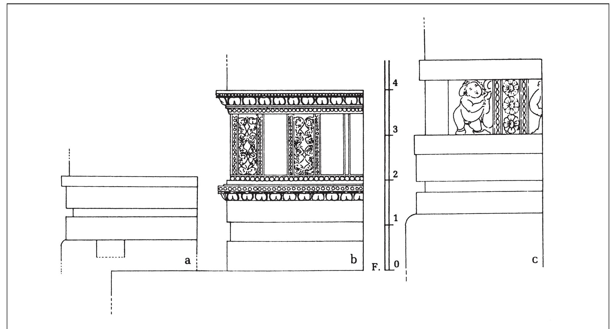I 1. plinth mouldings from ramték: a. rudra-narasimha