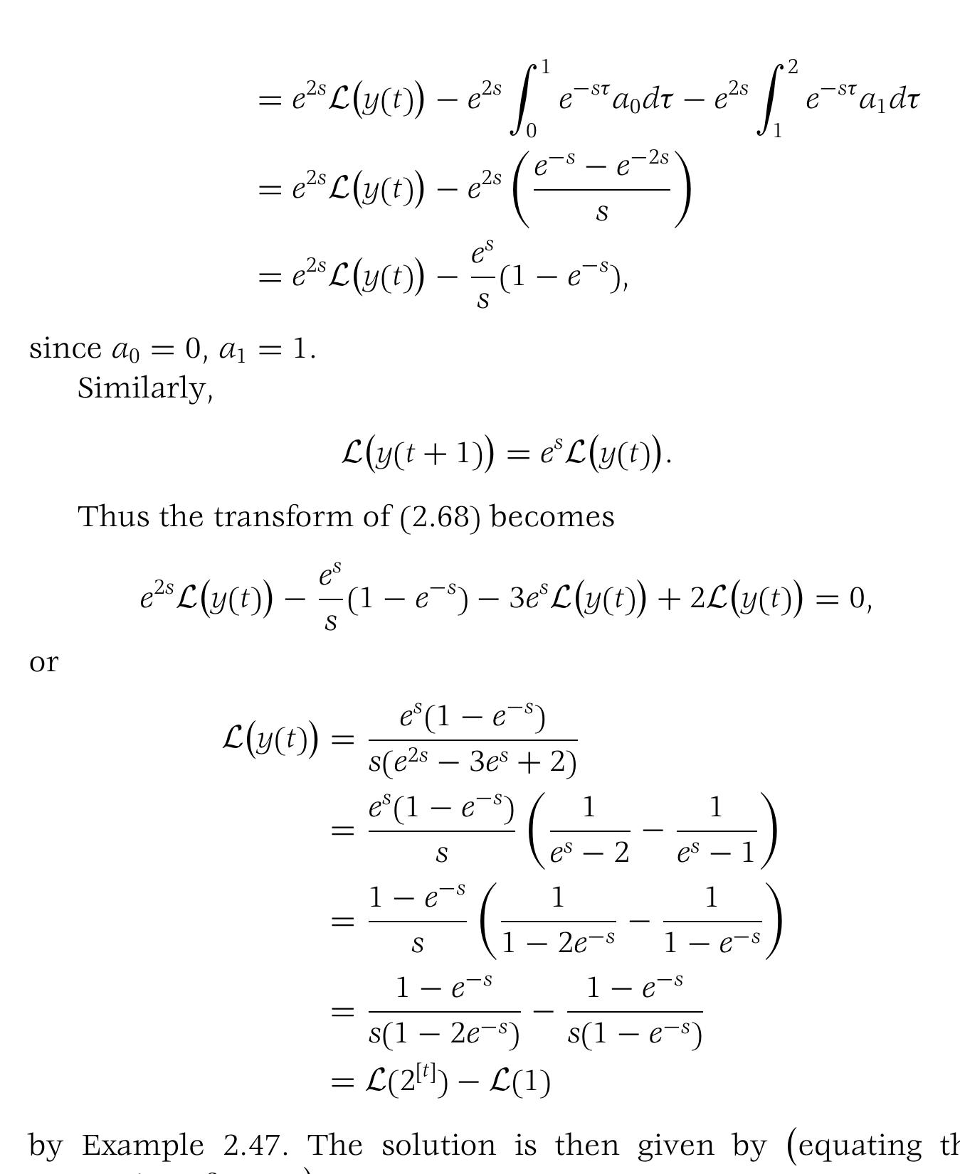 Figure 85 - The Laplace Transform - Theory and Applications